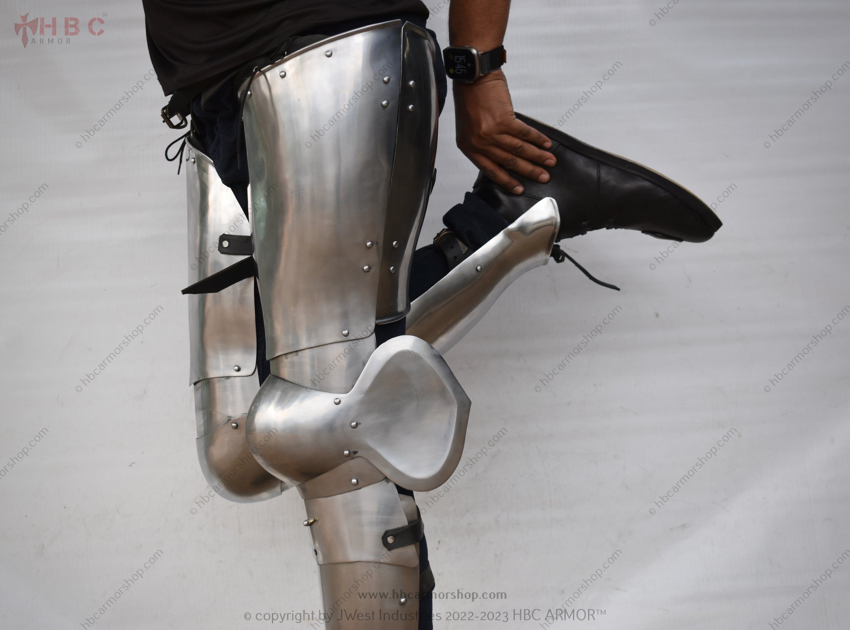 14th Century Churburg Leg Armor for Medieval Combat & Reenactment/Buhu ...