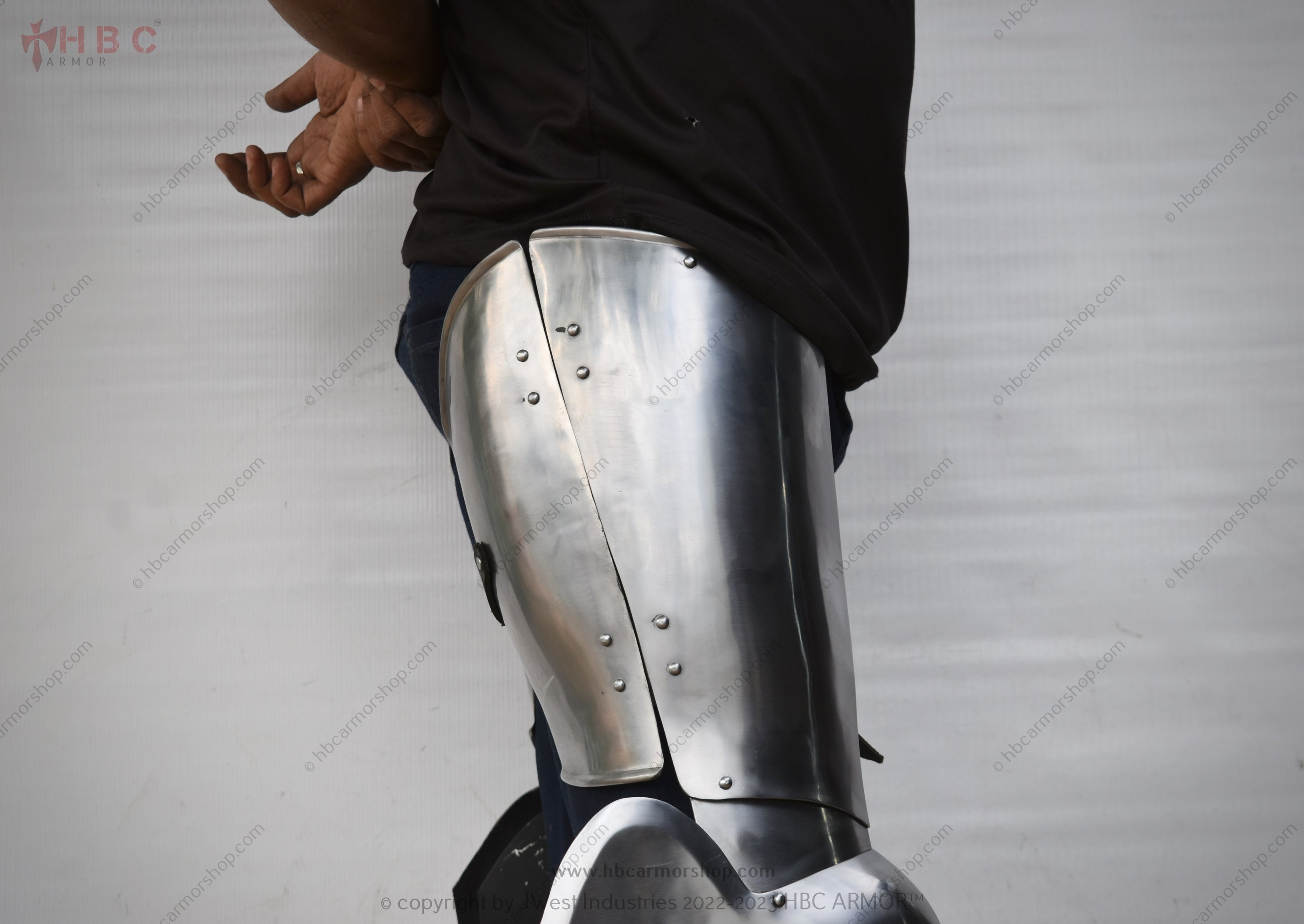 14th Century Churburg Leg Armor for Medieval Combat & Reenactment/Buhu ...