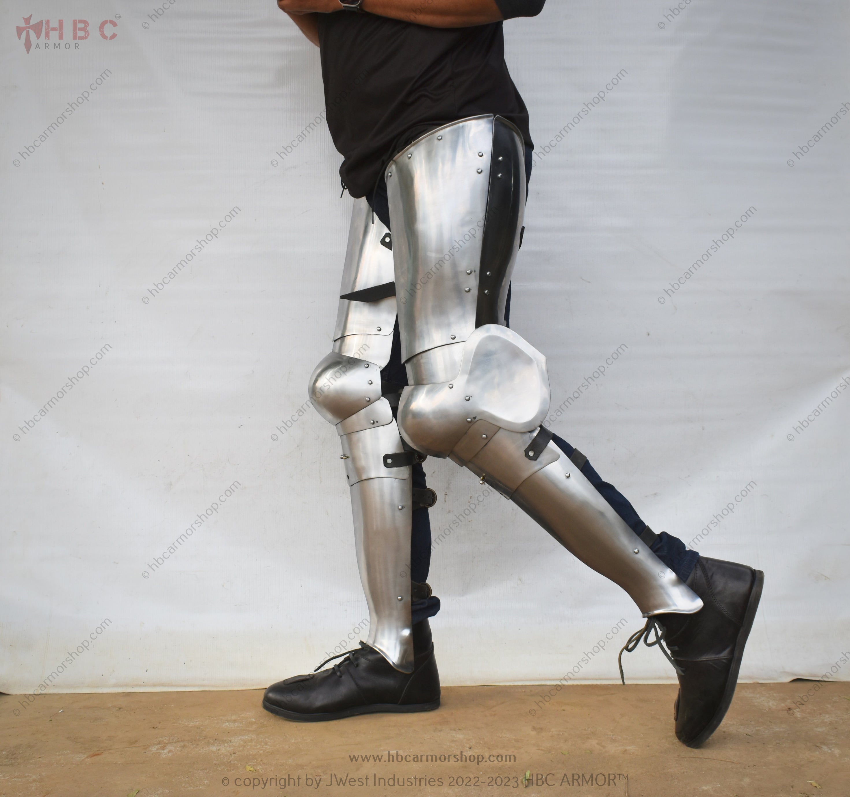 14th Century Churburg Leg Armor for Medieval Combat & Reenactment/Buhu ...