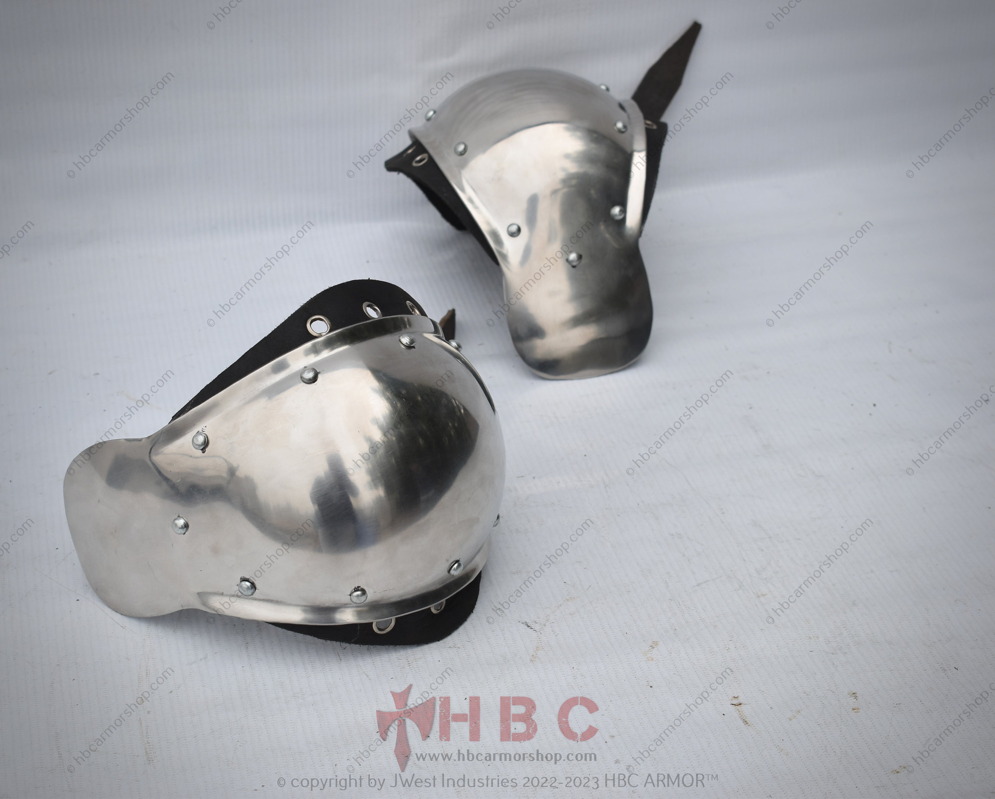 Hand-Forged Medieval Combat Buhurt Arms Armor Set with Splinted Bicep ...