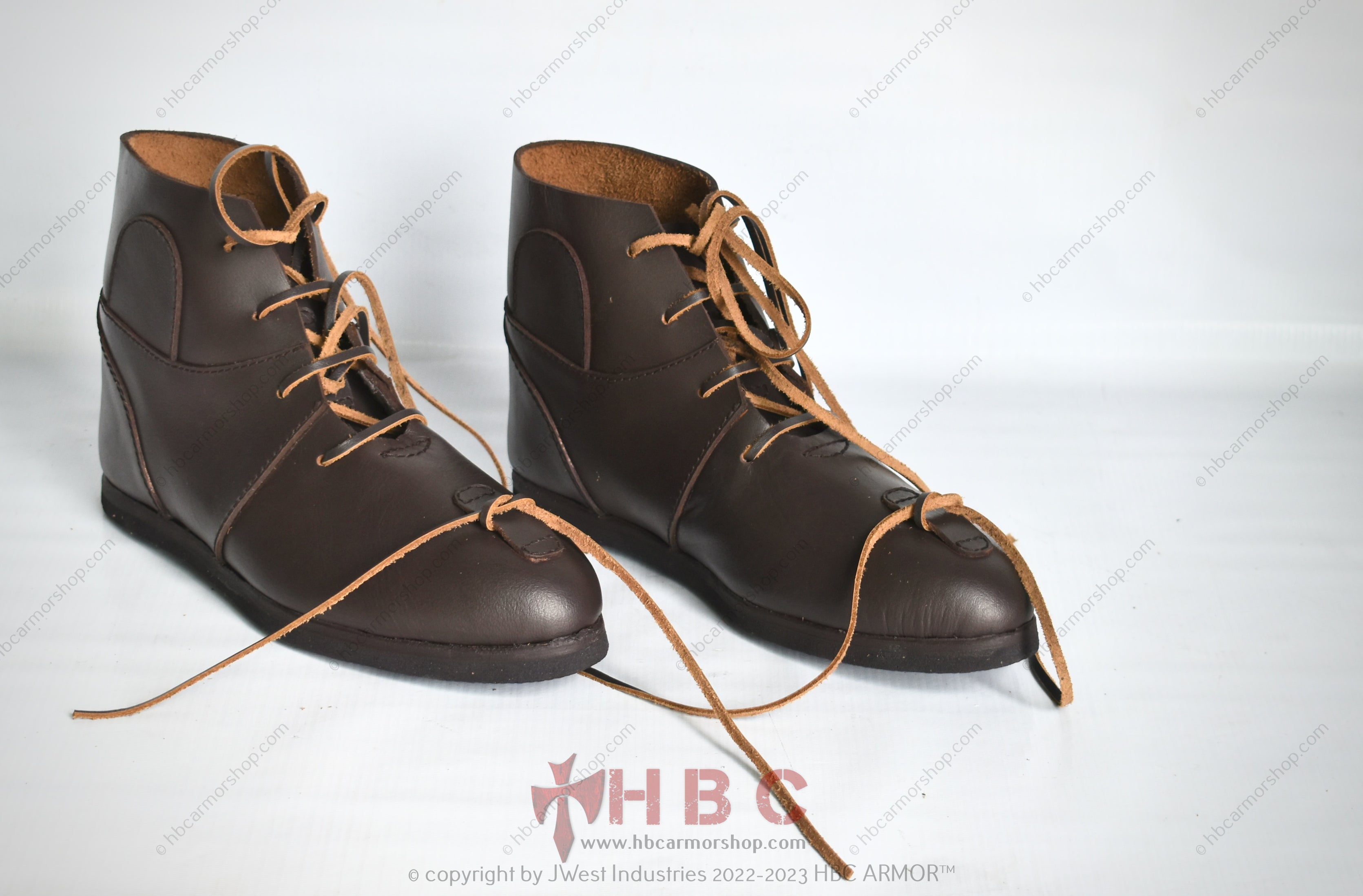 Medieval battle boots Leather with Reinforce Leather+Rubber Sole — HBC ...