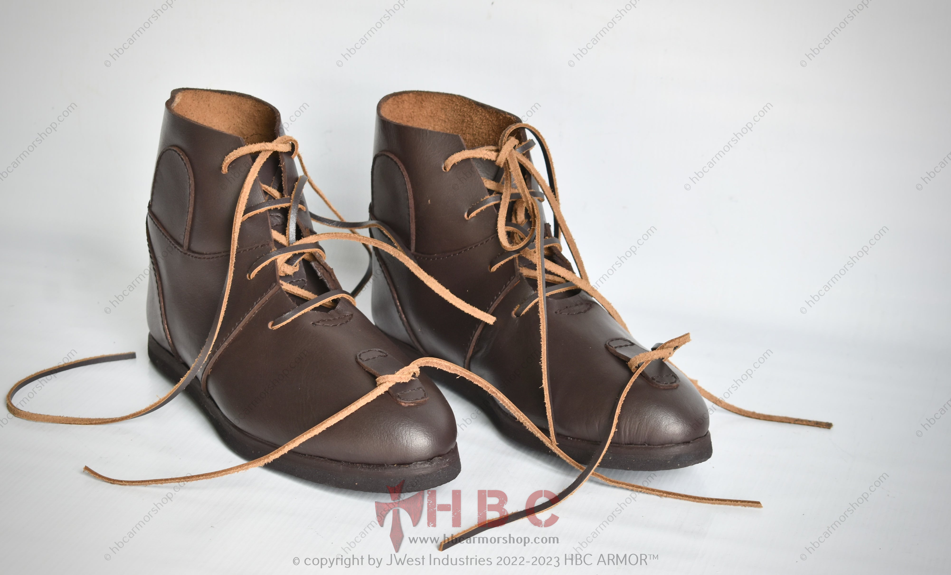 Medieval battle boots Leather with Reinforce Leather+Rubber Sole — HBC ...