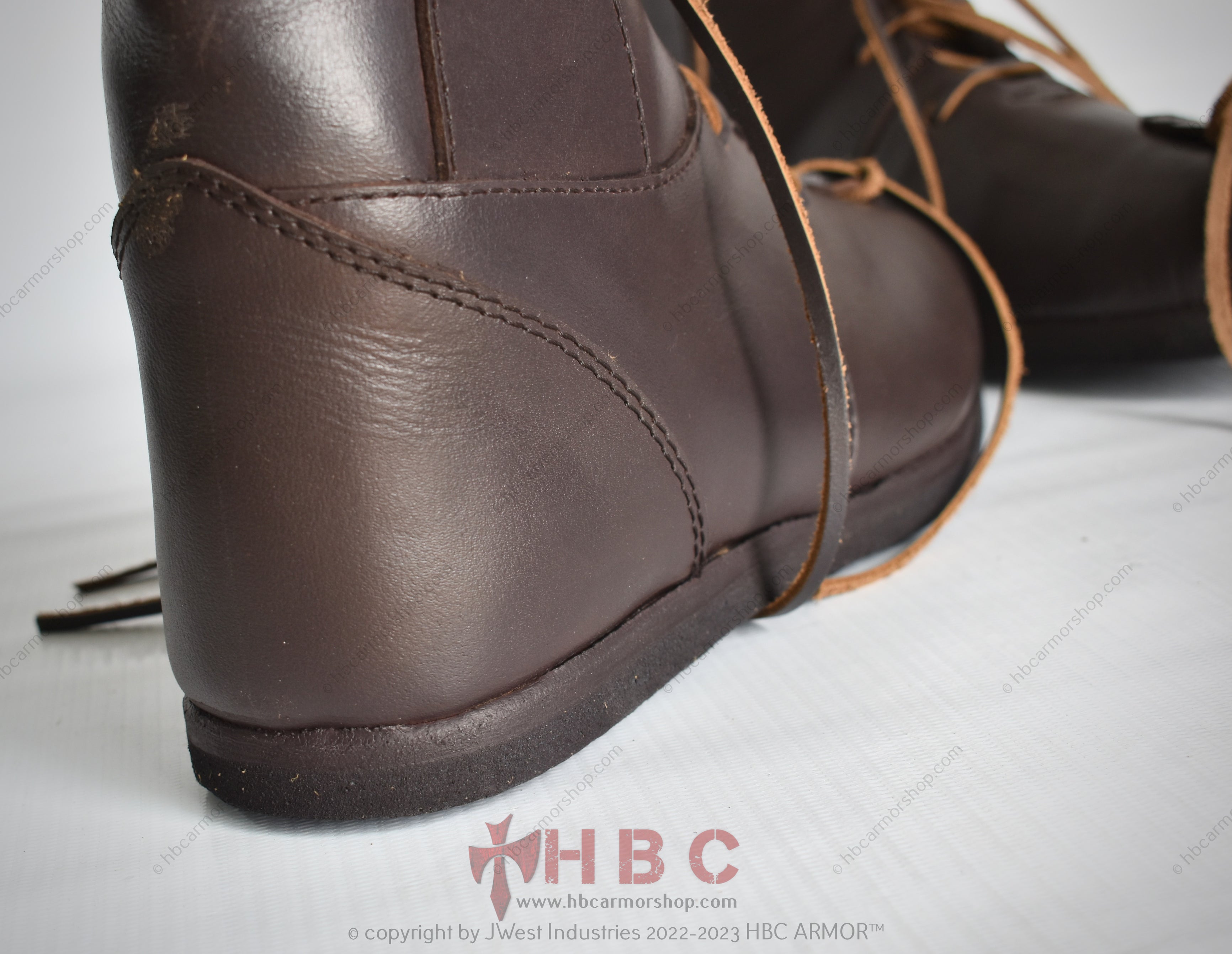 Medieval battle boots Leather with Reinforce Leather+Rubber Sole — HBC ...