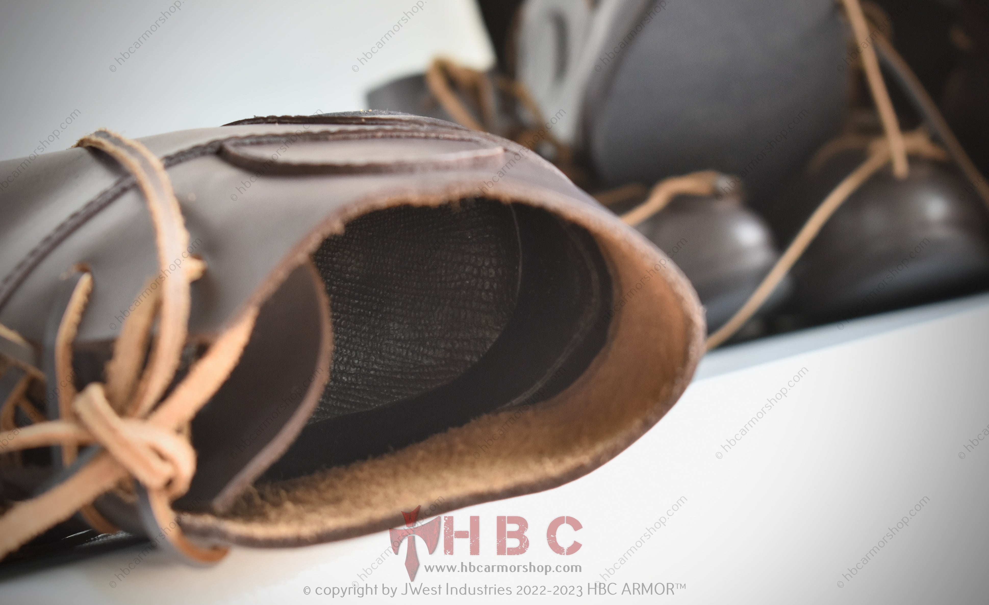 Medieval battle boots Leather with Reinforce Leather+Rubber Sole — HBC ...