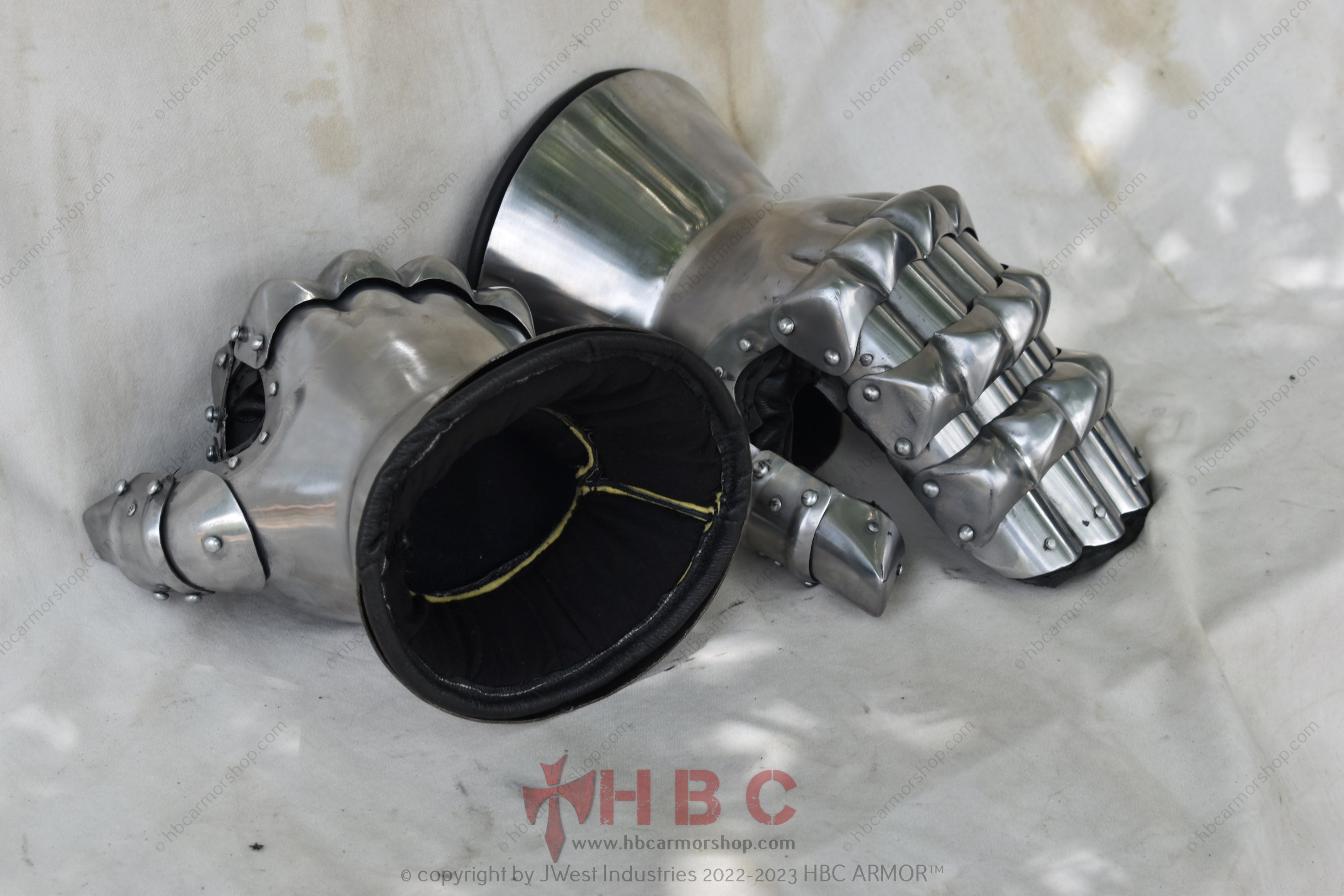 HBC Armor™ Gauntlet KETPIL Medieval combat hand Armour| Sca mitten gau ...