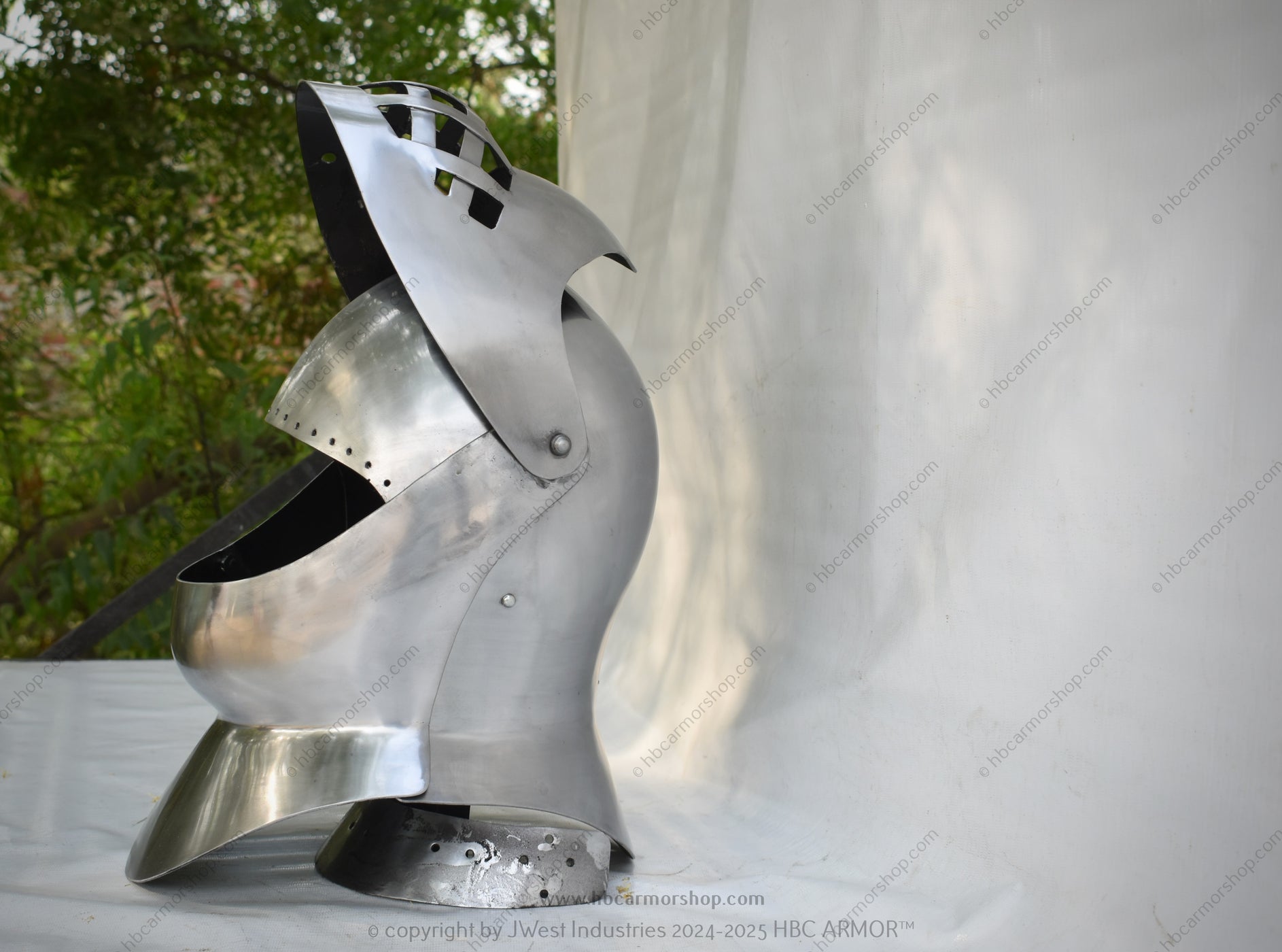 Metal Handforged Grand Armet "Victor" Helmet | Kolbenturnier helmet ...