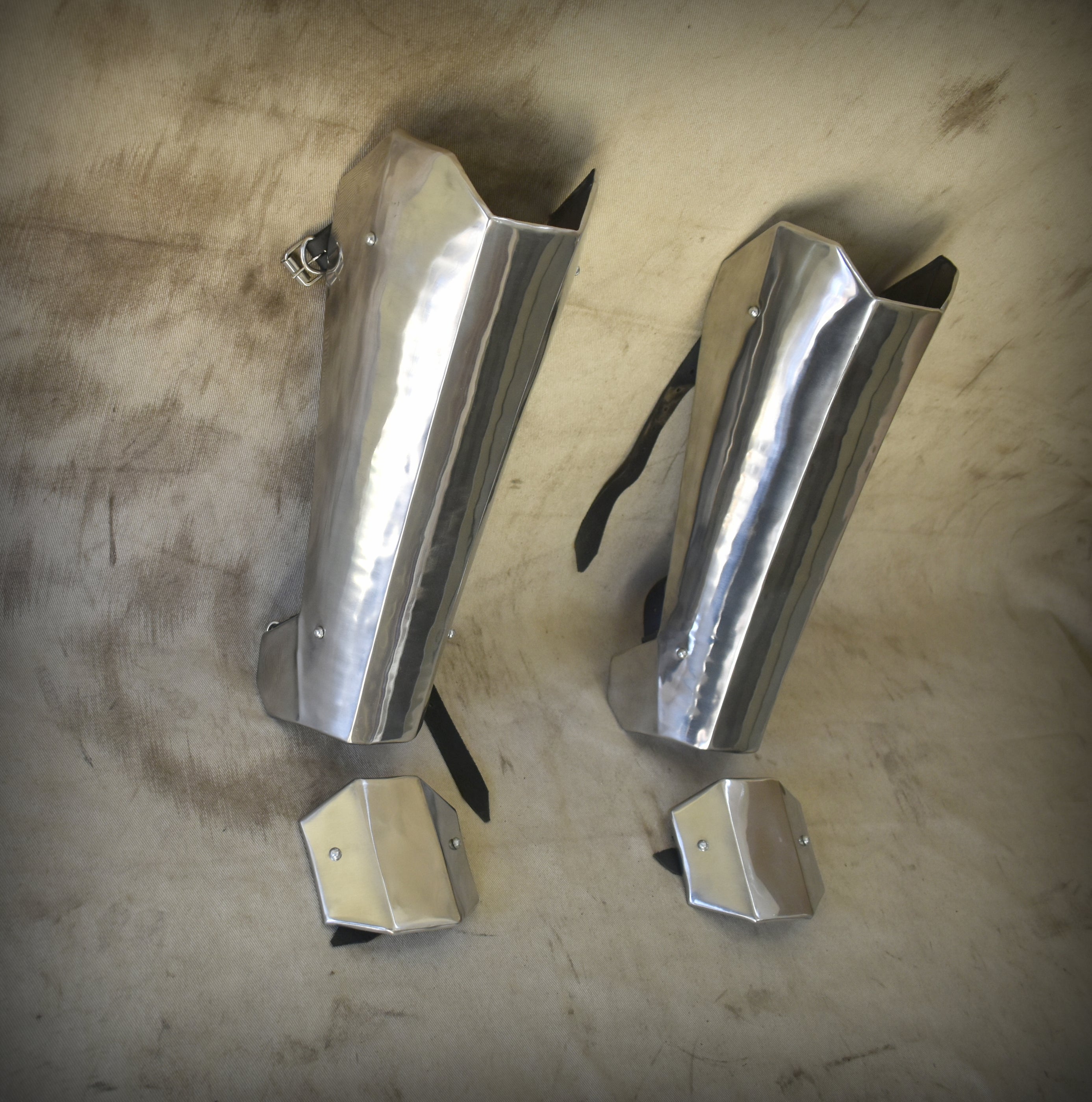 Mandalorian steel Shin Protection guard Leg Armor — HBC Armor Shop