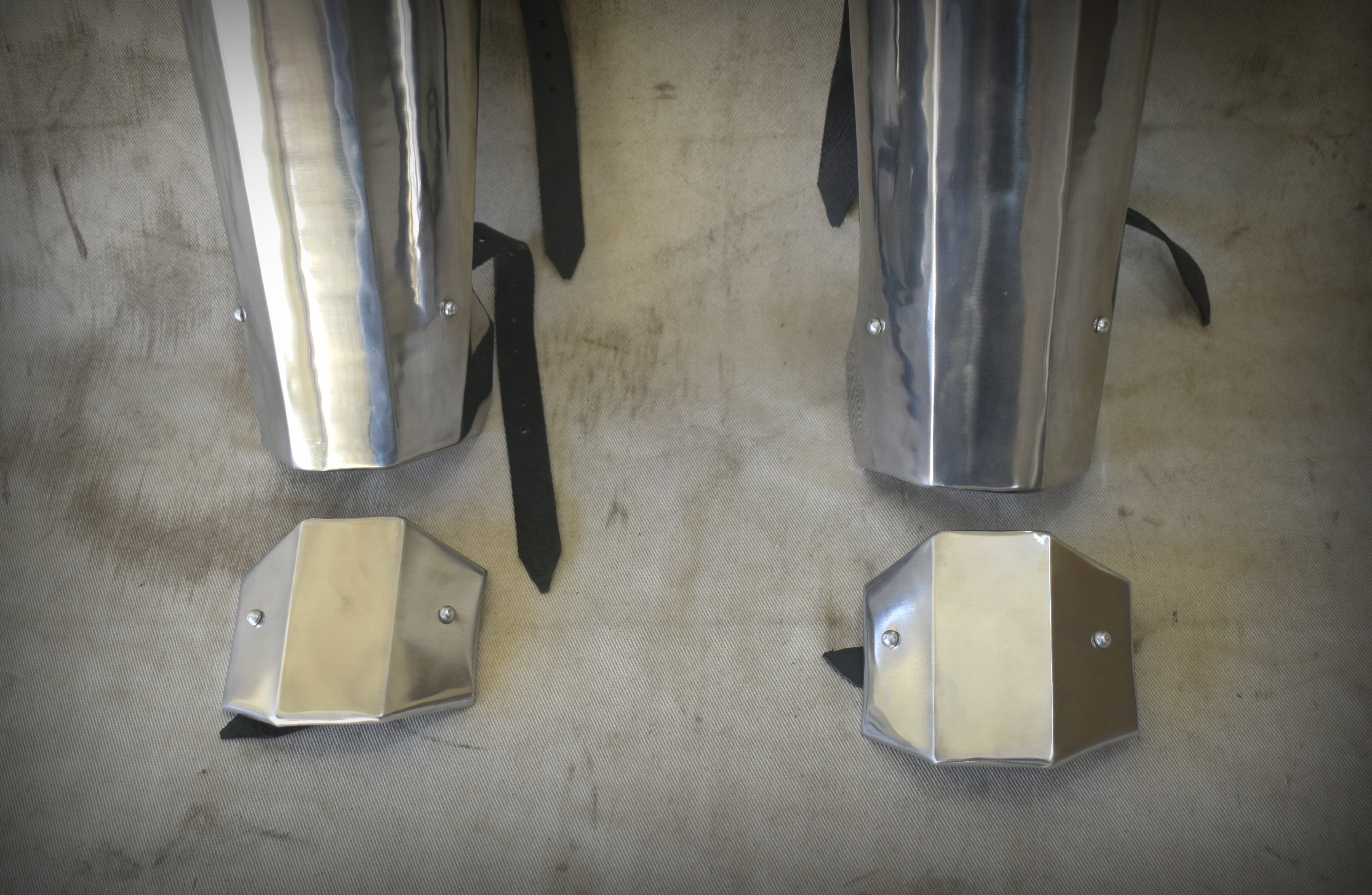 Mandalorian steel Shin Protection guard Leg Armor — HBC Armor Shop