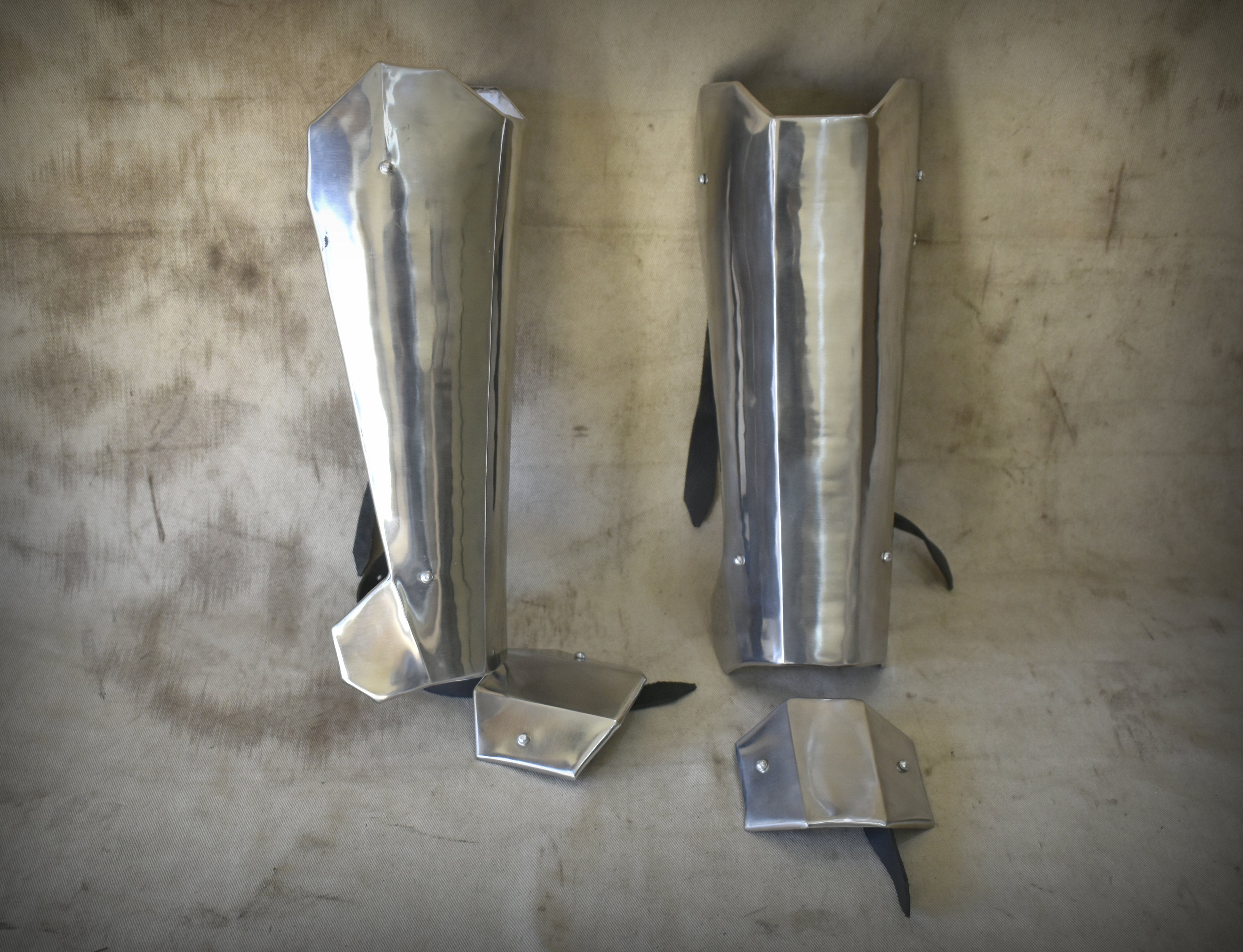 Mandalorian steel Shin Protection guard Leg Armor — HBC Armor Shop