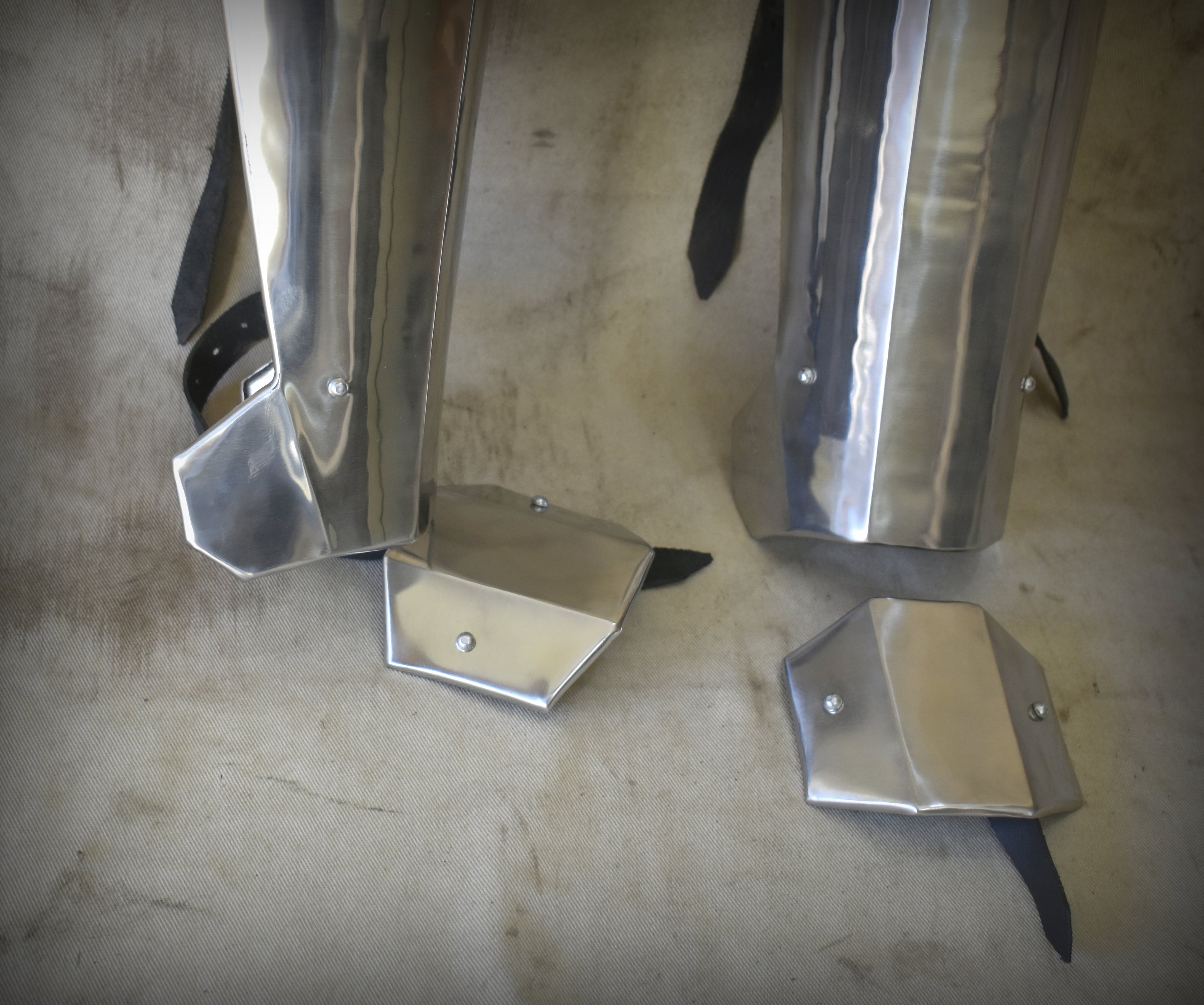 Mandalorian steel Shin Protection guard Leg Armor — HBC Armor Shop