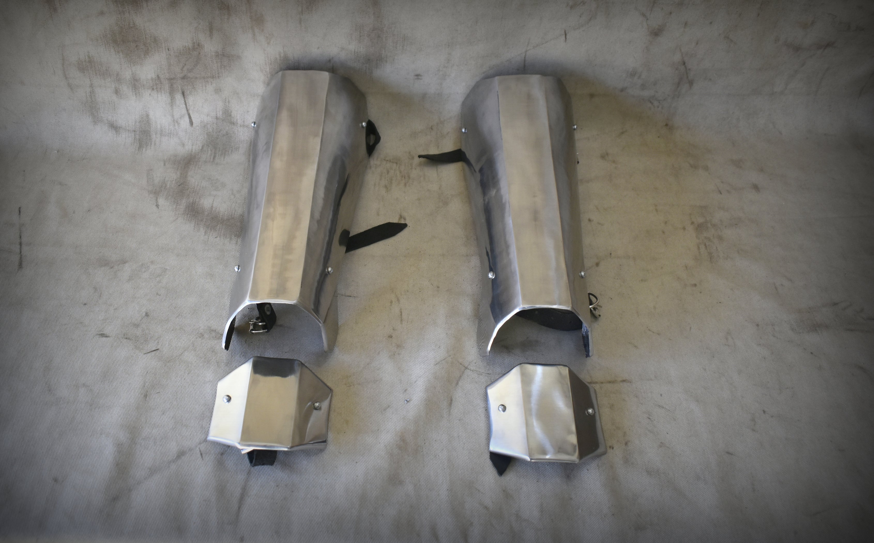 Mandalorian steel Shin Protection guard Leg Armor — HBC Armor Shop