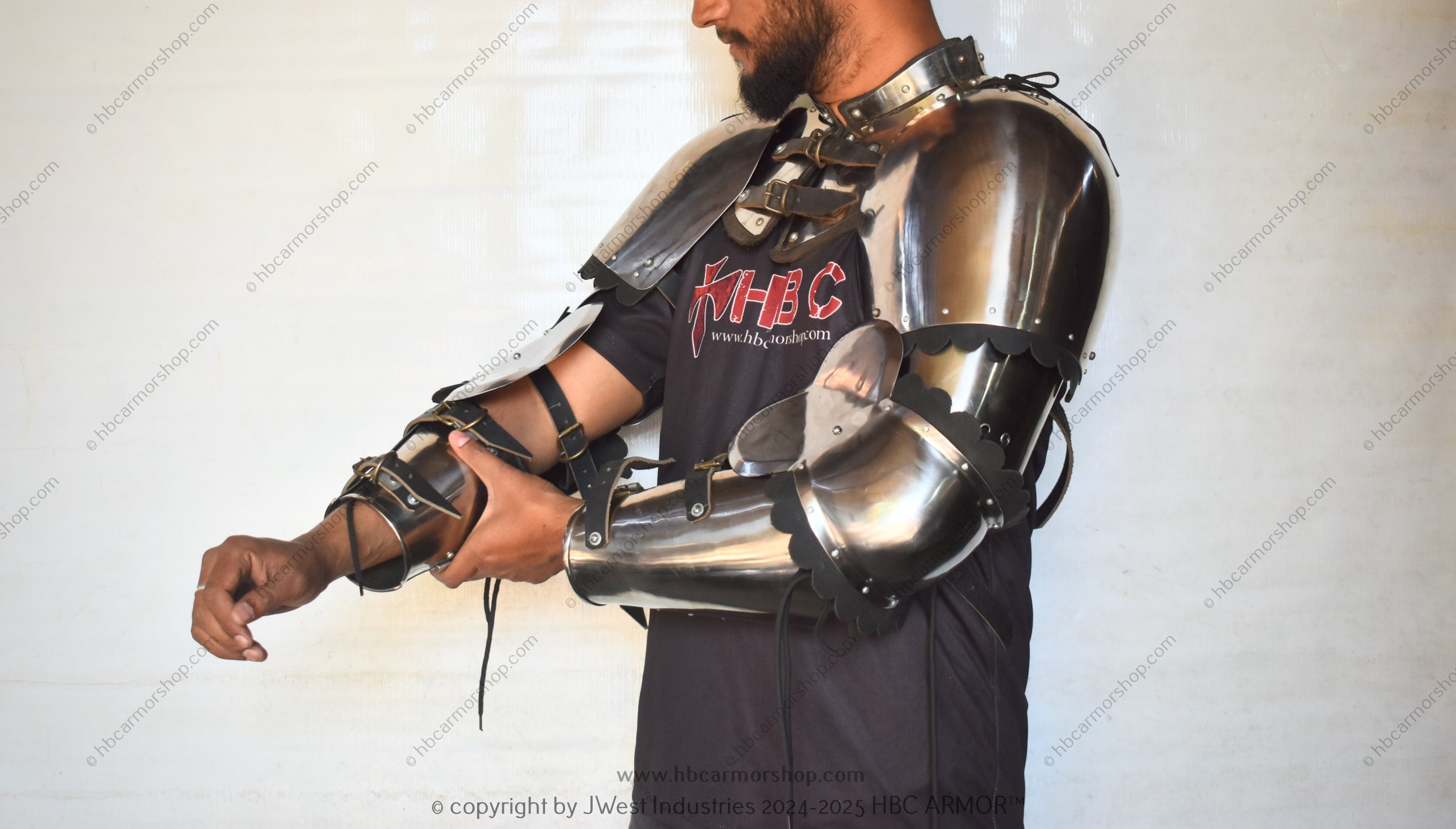 Floating Arms Set for Medieval Combat 14th Century — HBC Armor Shop