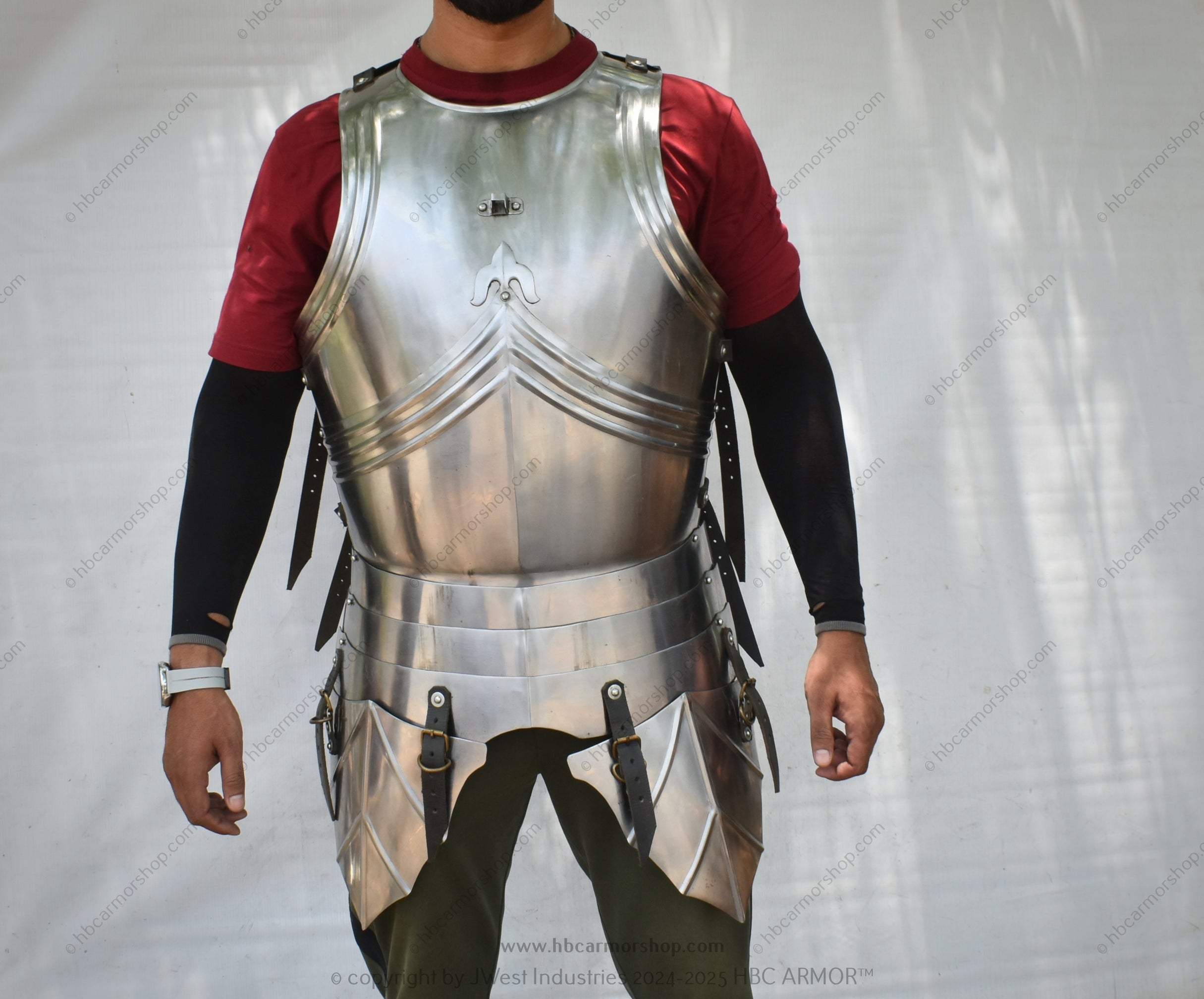 Gothic Body Armour with Sallet Helmet and Bevour — HBC Armor Shop