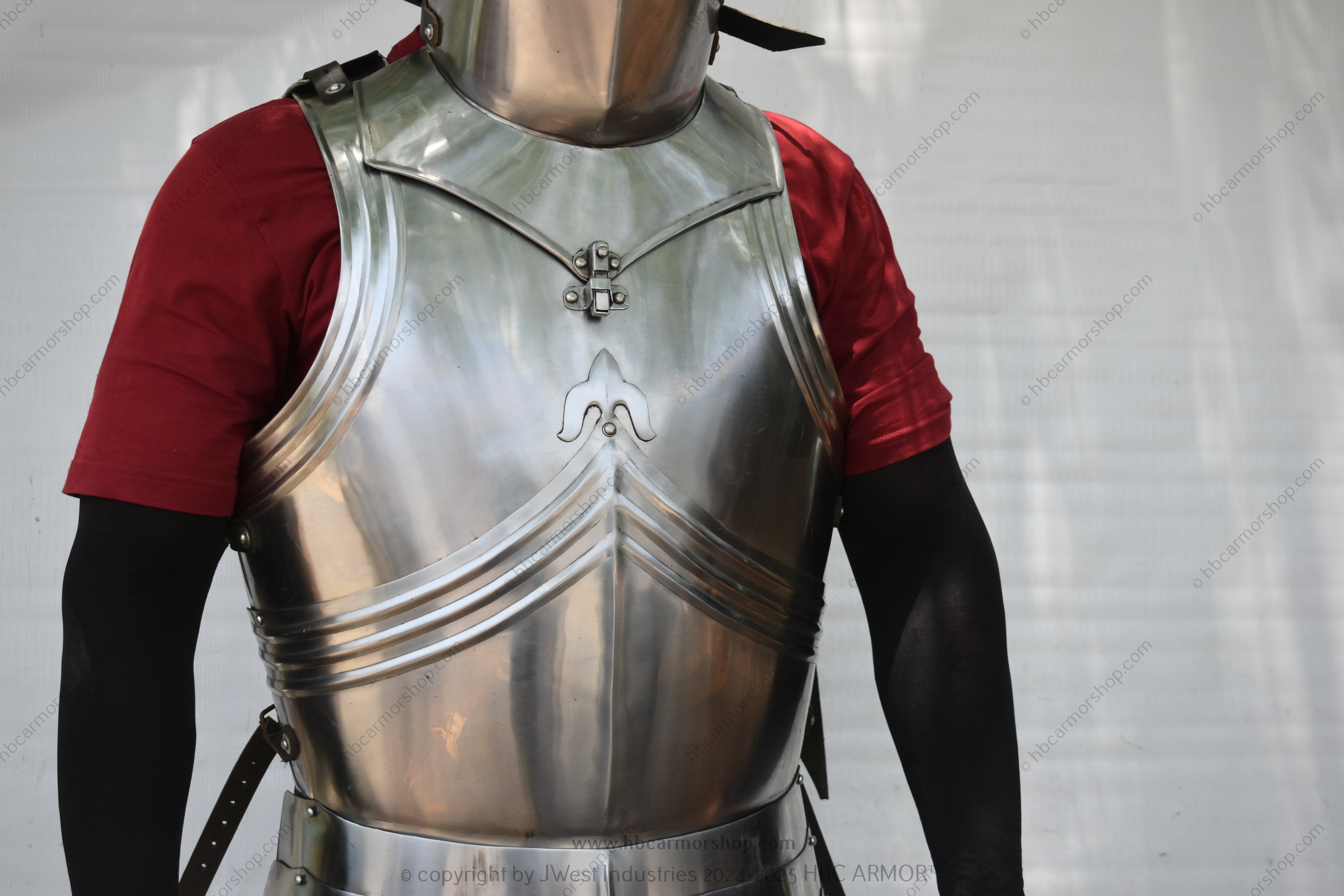 Gothic Body Armour with Sallet Helmet and Bevour — HBC Armor Shop