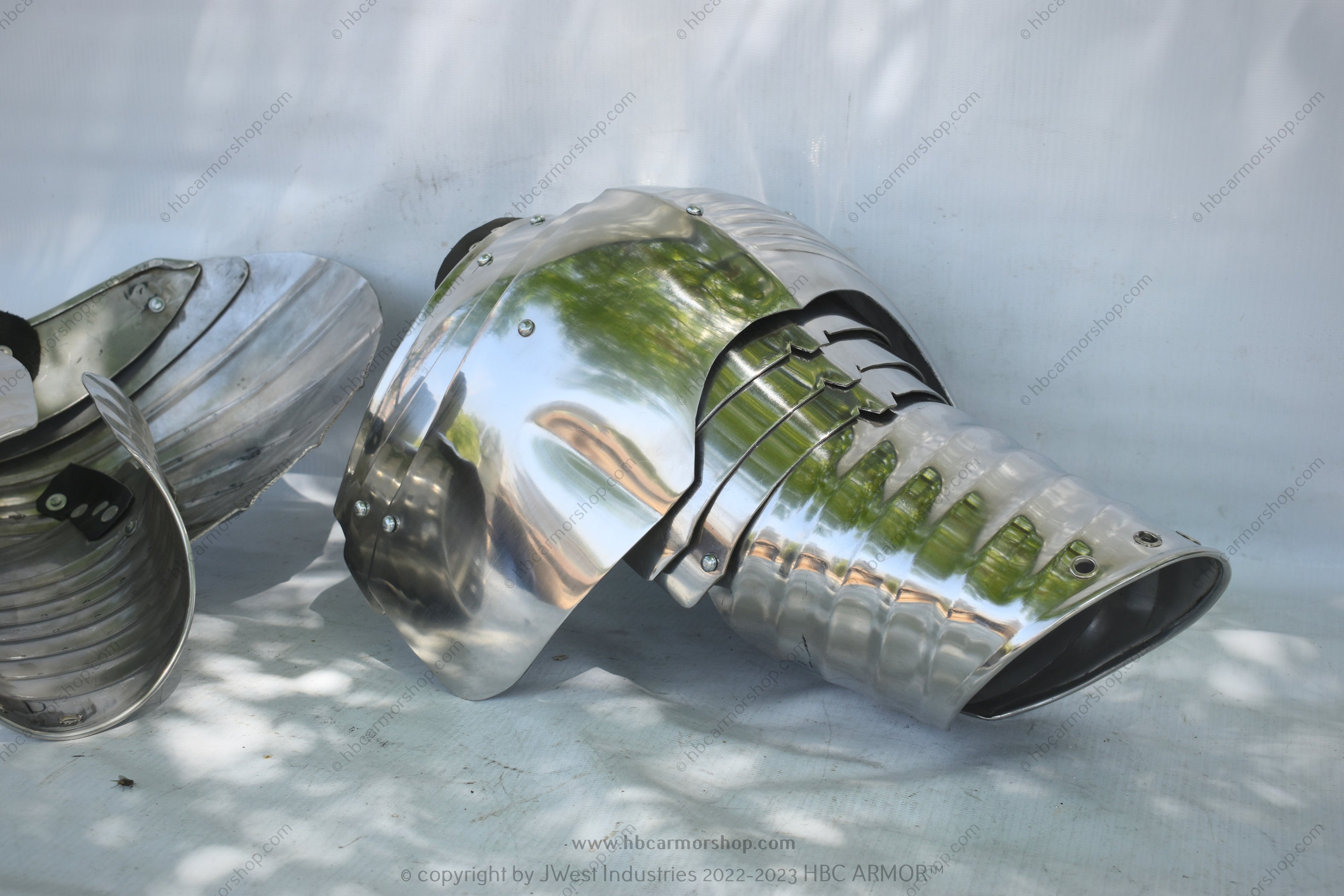 Handforged Gothic Spauldron Shoulder Armour - Late 15th Century Reprod ...