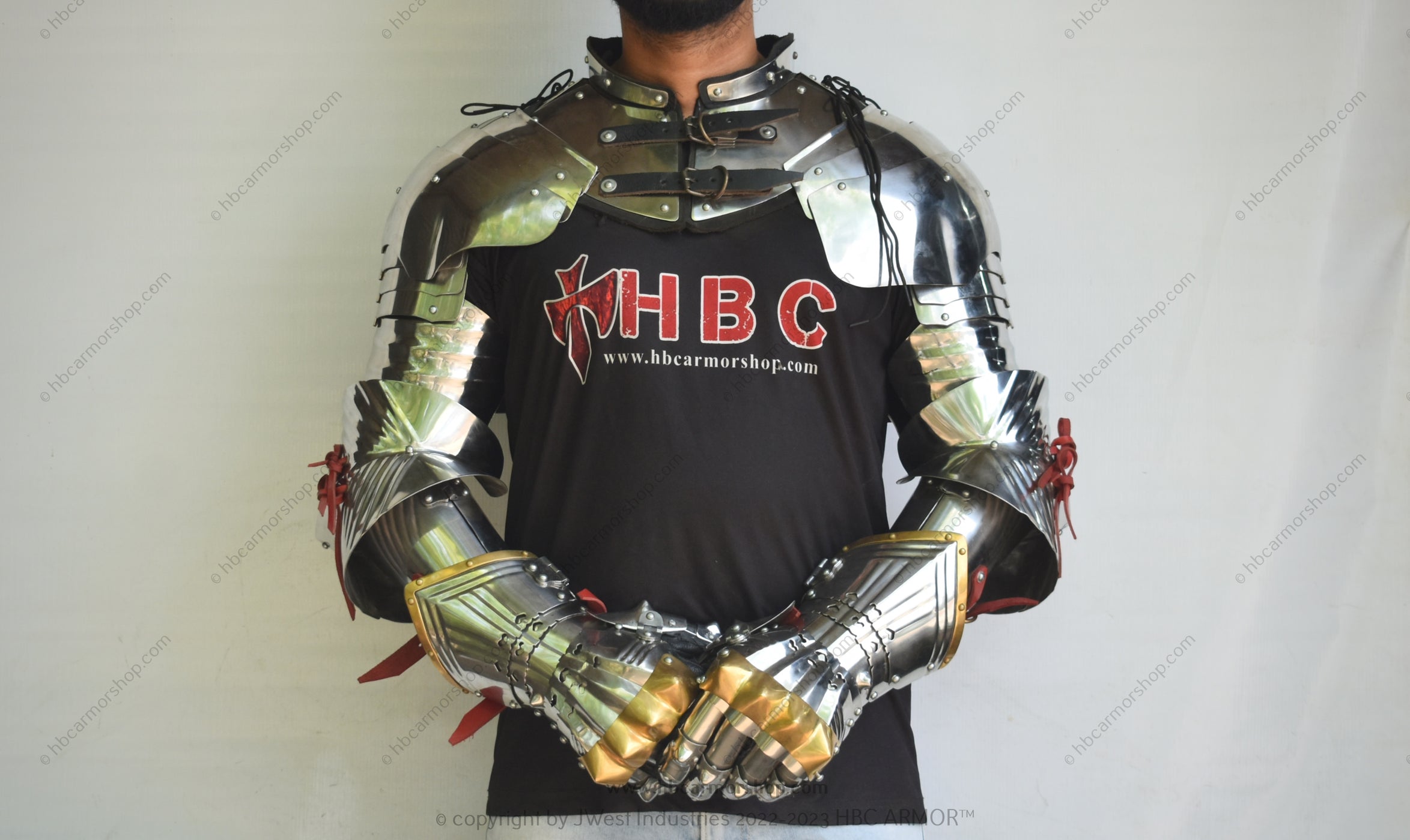Gothic Arms Armor set Gothic knight — HBC Armor Shop