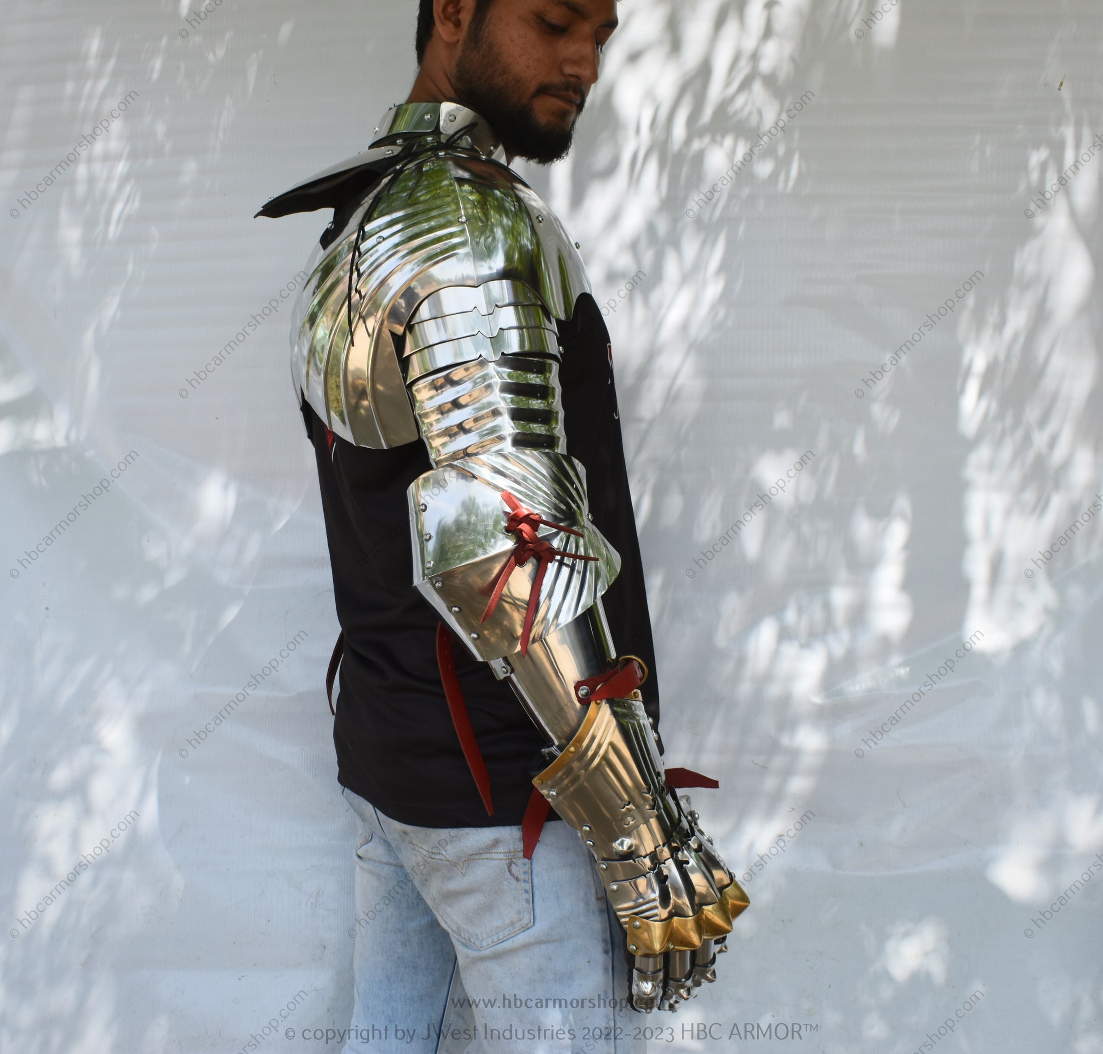 Gothic Arms Armor set Gothic knight — HBC Armor Shop