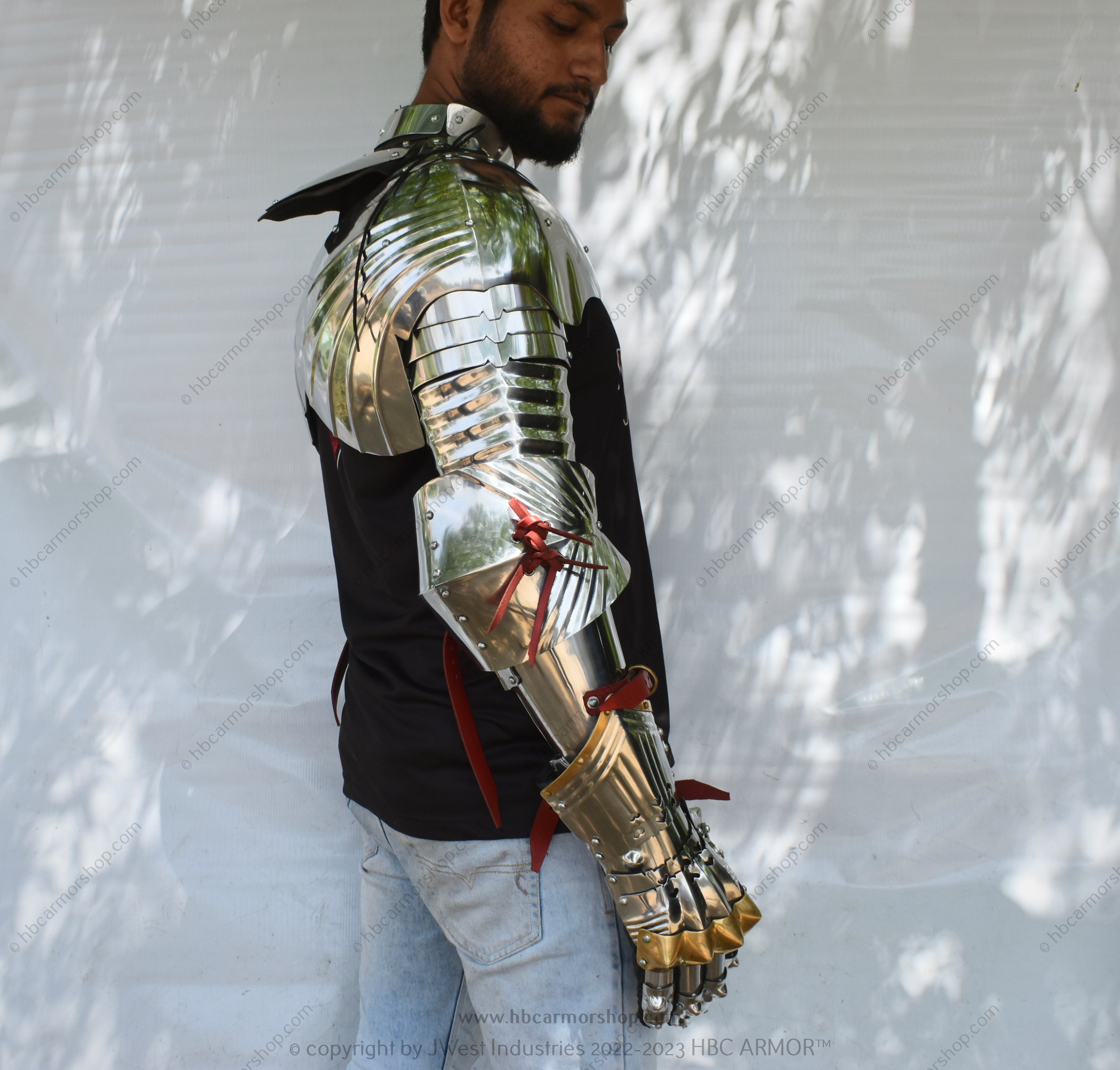 Gothic Arms Armor set Gothic knight — HBC Armor Shop