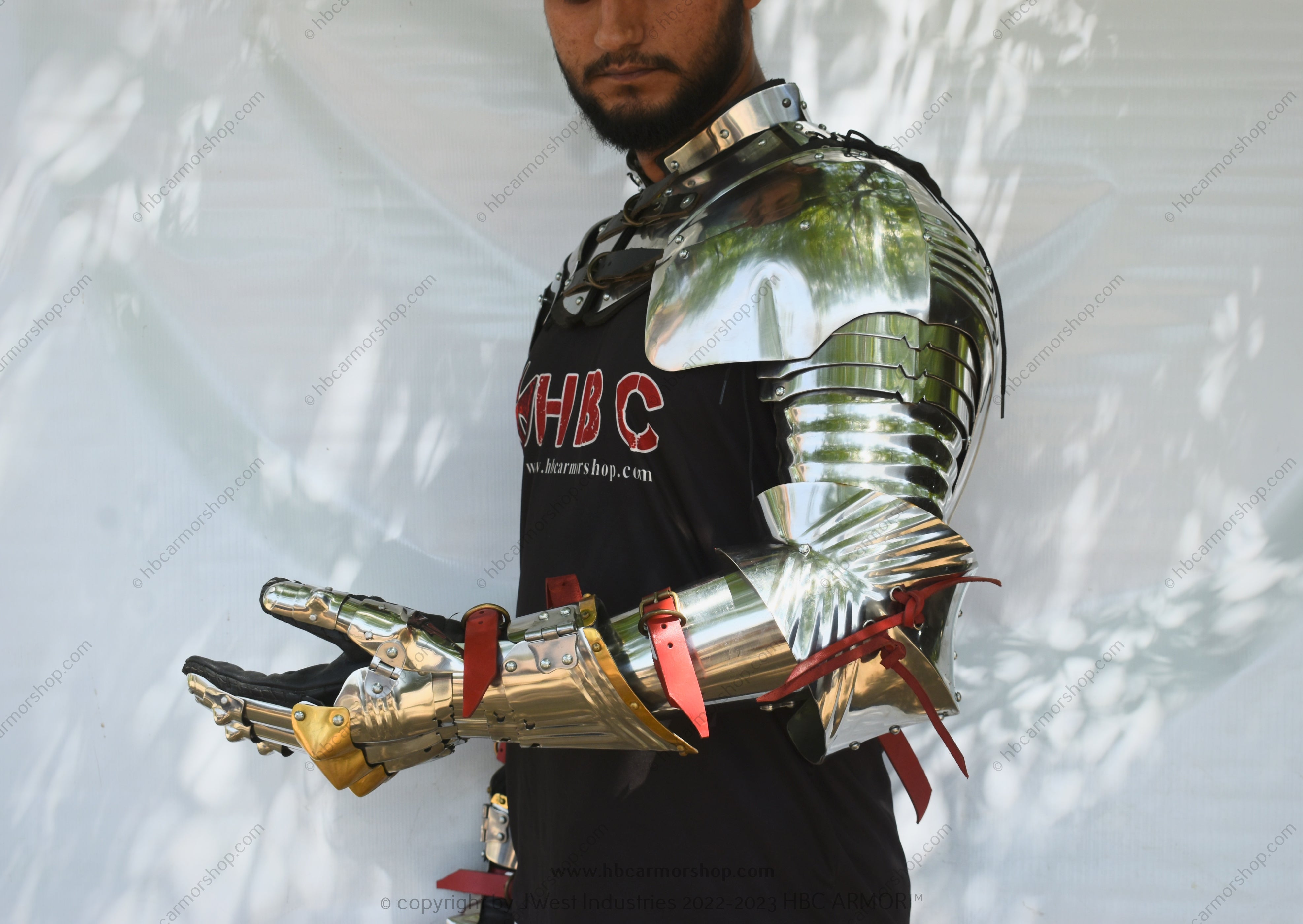 Gothic Arms Armor set Gothic knight — HBC Armor Shop