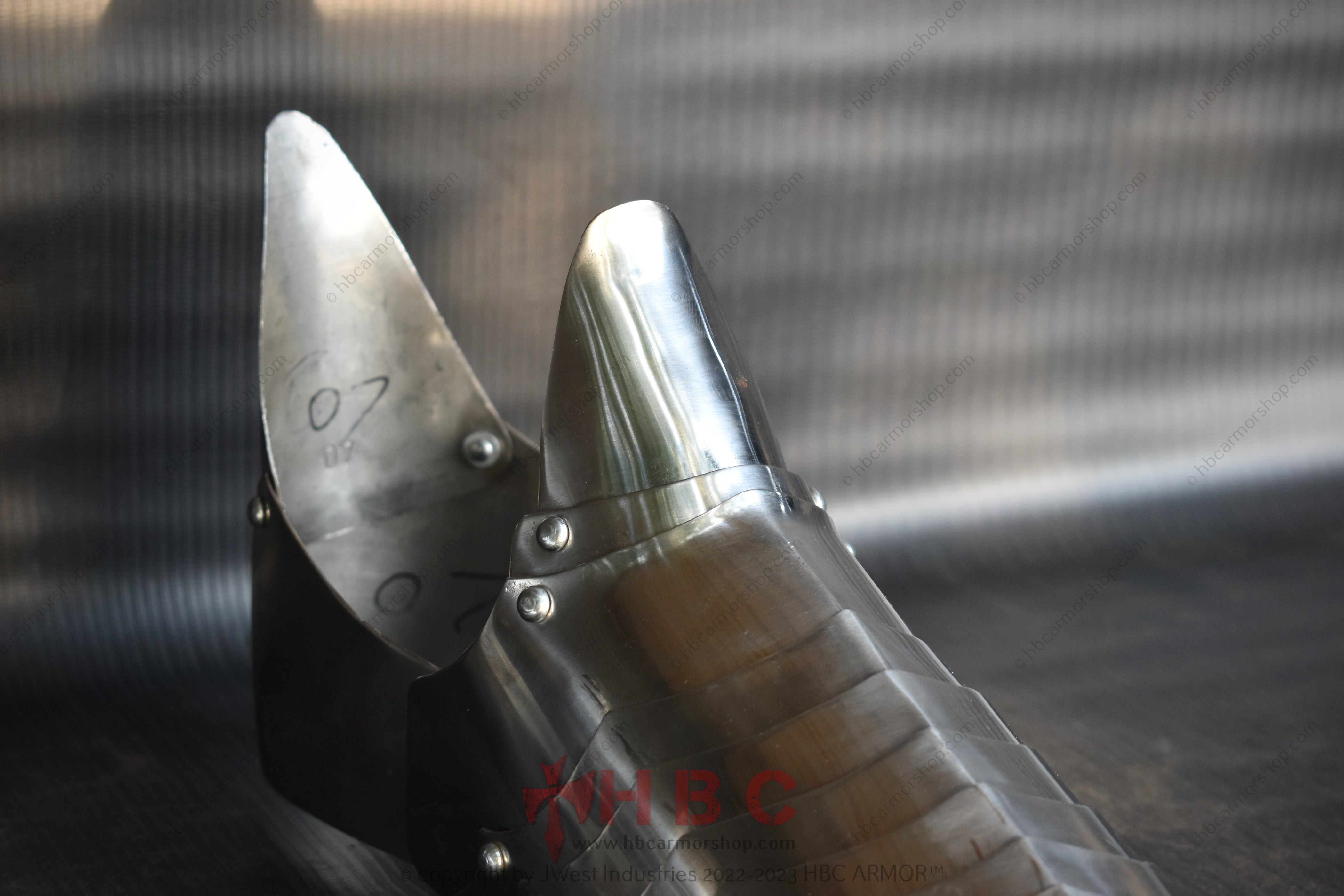 Hand-Forged Gothic 15th Century Sabaton Foot Armour for Buhurt, Reenac ...