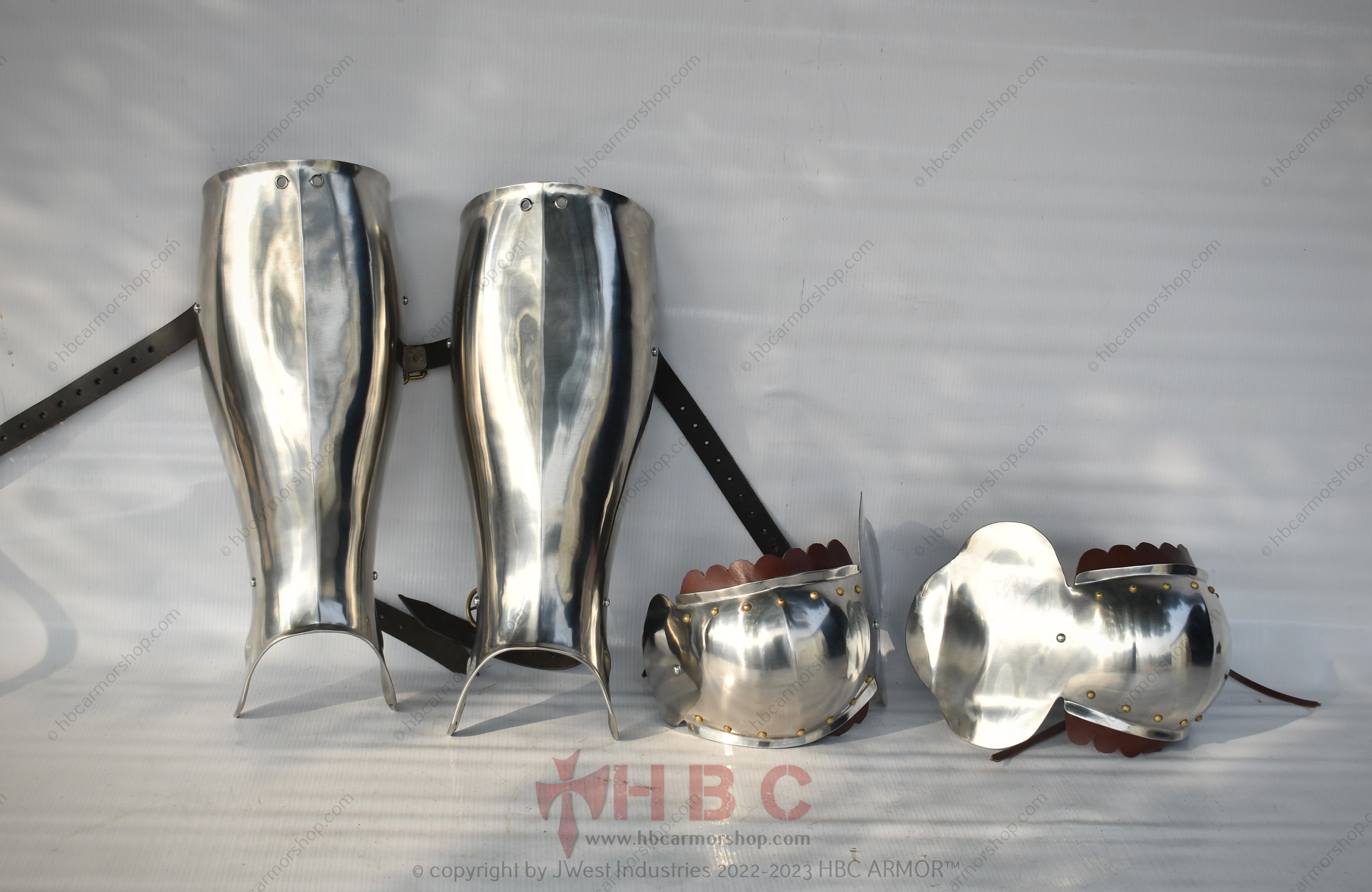 Rieneck Greaves and Cops: Authentic 14th Century Shin Guard Armour ...
