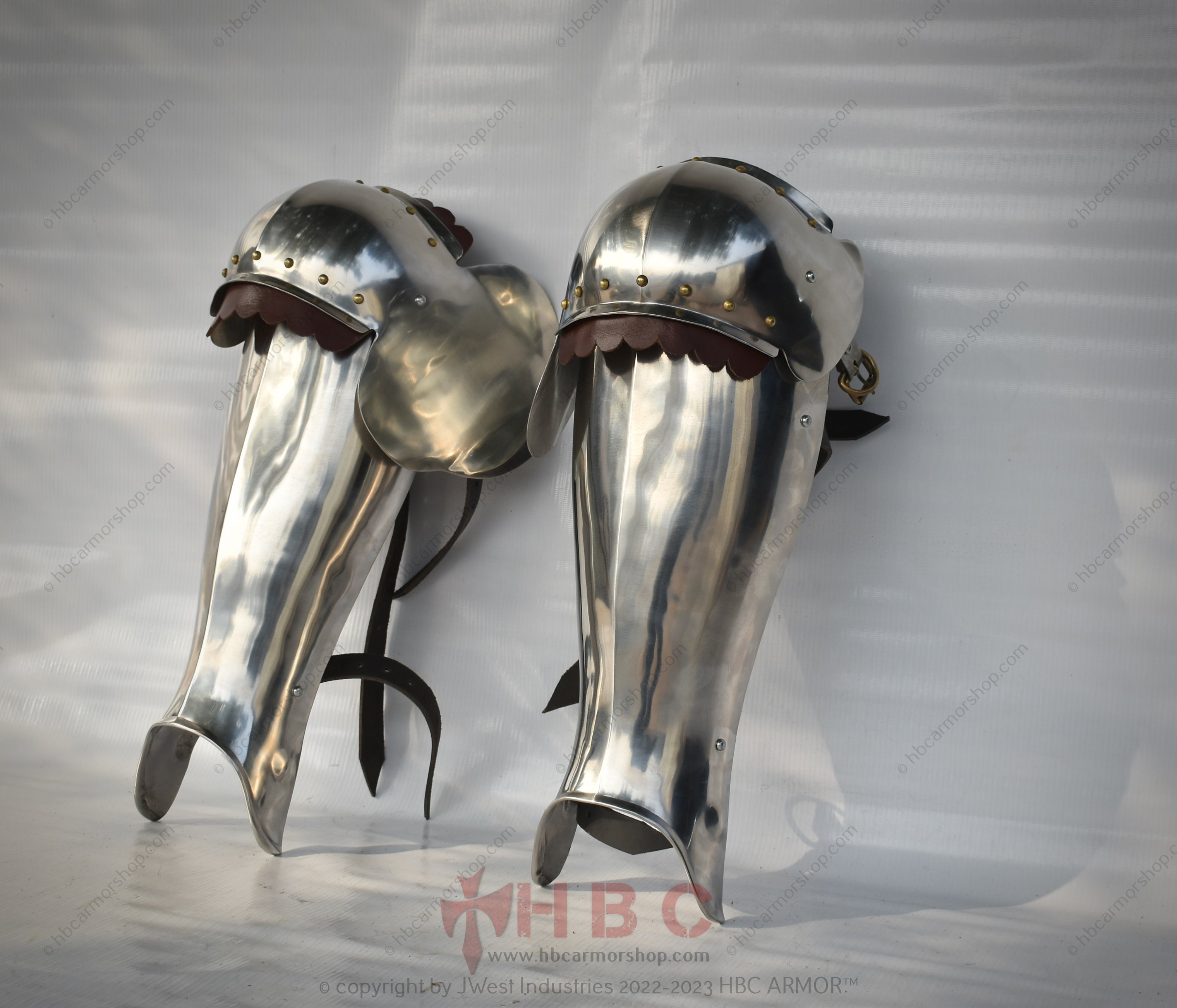 Rieneck Greaves and Cops: Authentic 14th Century Shin Guard Armour ...