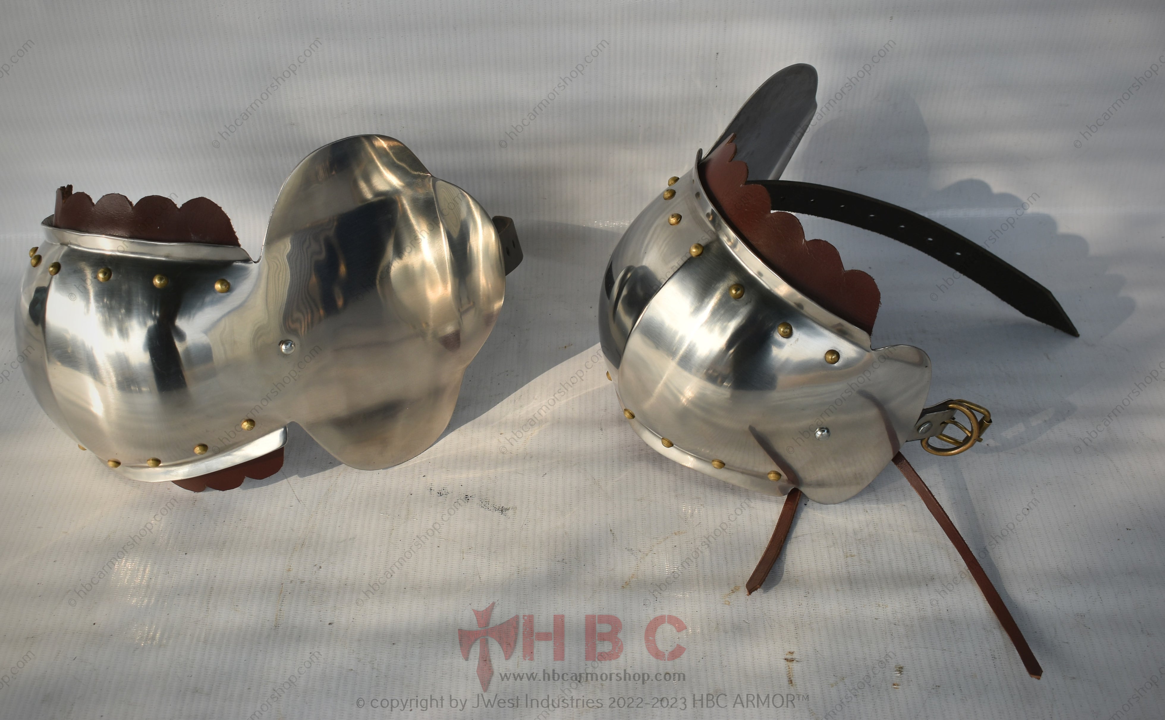 Rieneck Greaves and Cops: Authentic 14th Century Shin Guard Armour ...