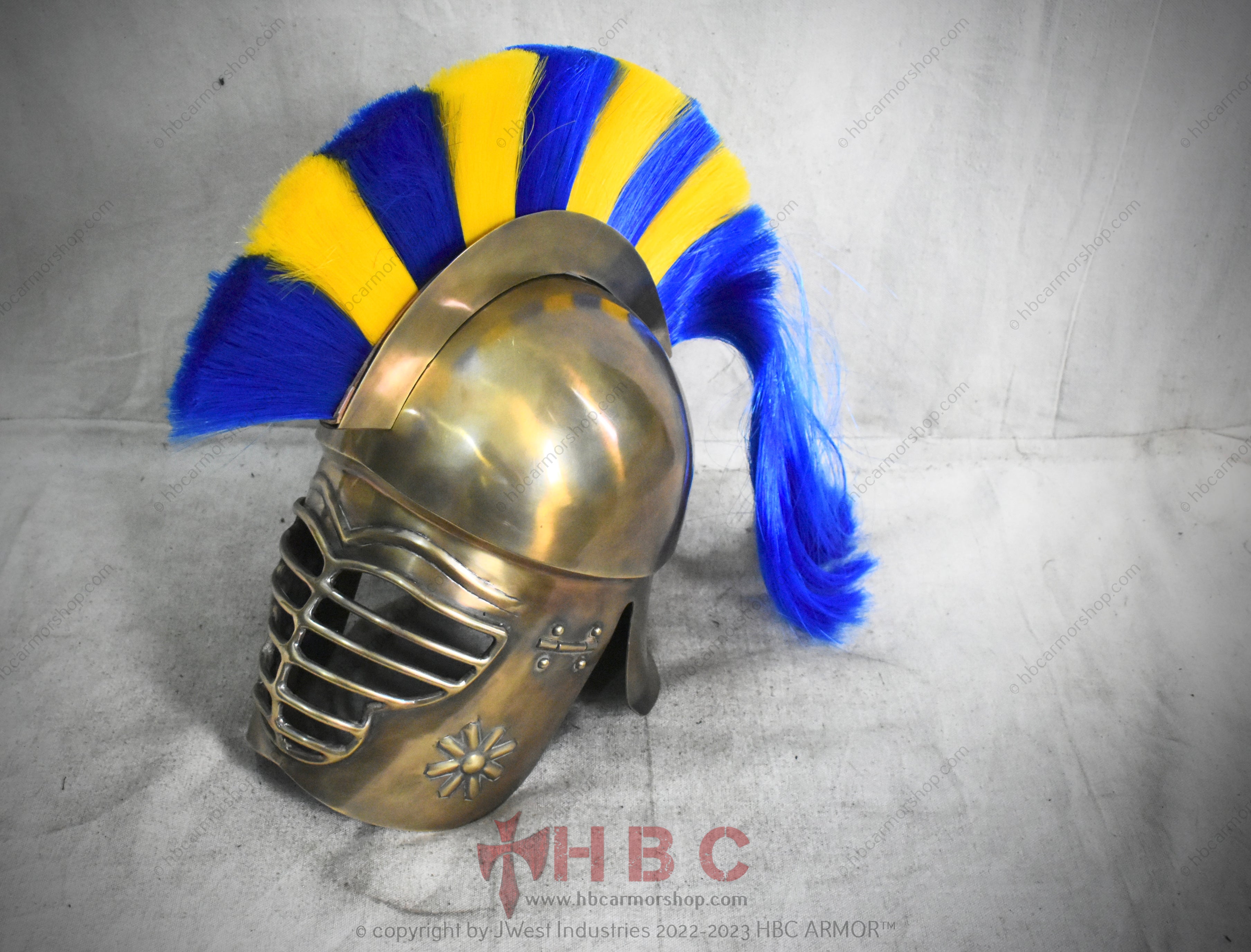 Greek Corinthian Helmet for SCA Combat — HBC Armor Shop