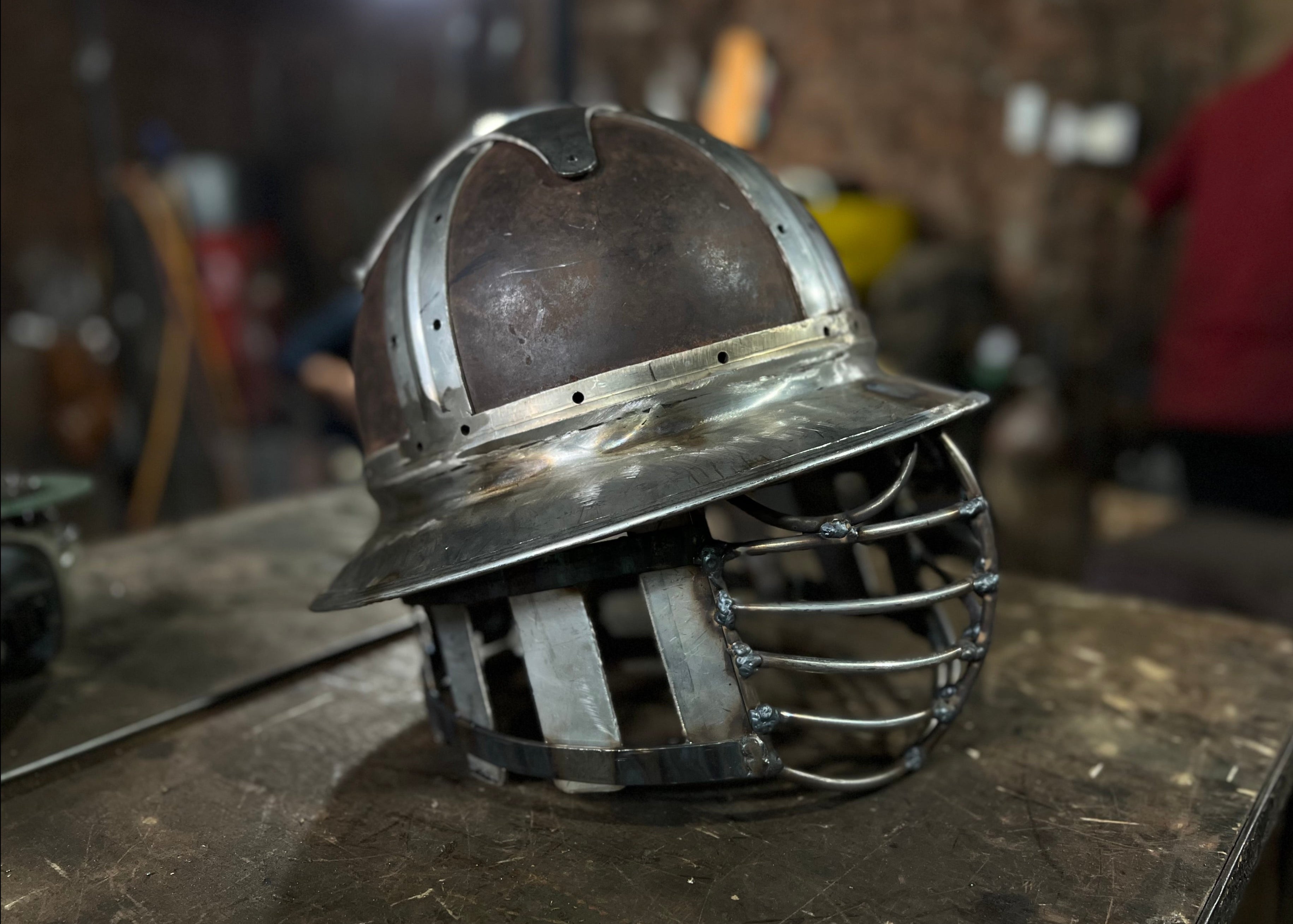 Varangian Valor: Steel Helmet for SCA Combat Legal Armor/Medieval SCA ...