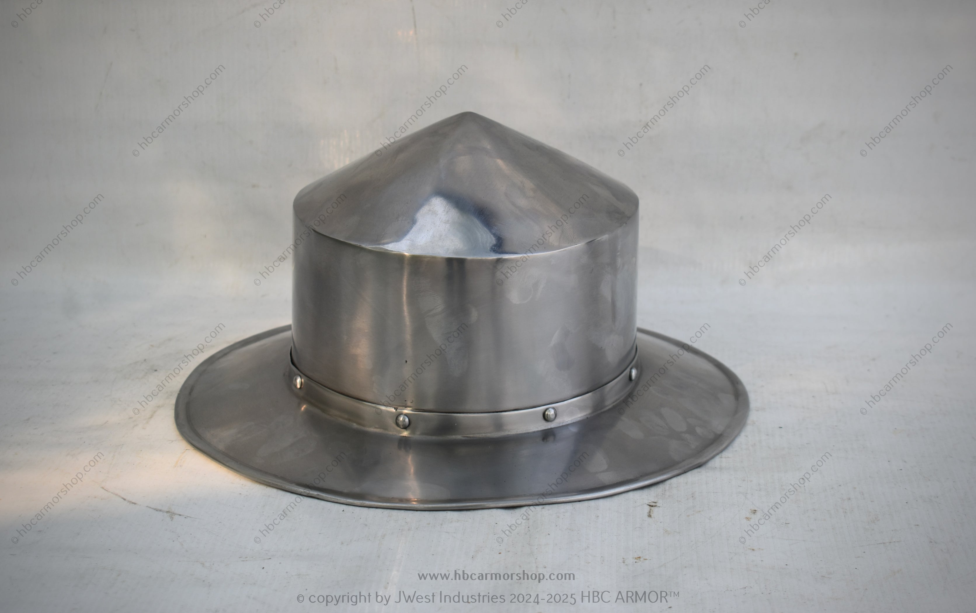 Medieval Kettle Hat Pointed Pot Helmet | LARP Cosplay Helmet|Medieval ...