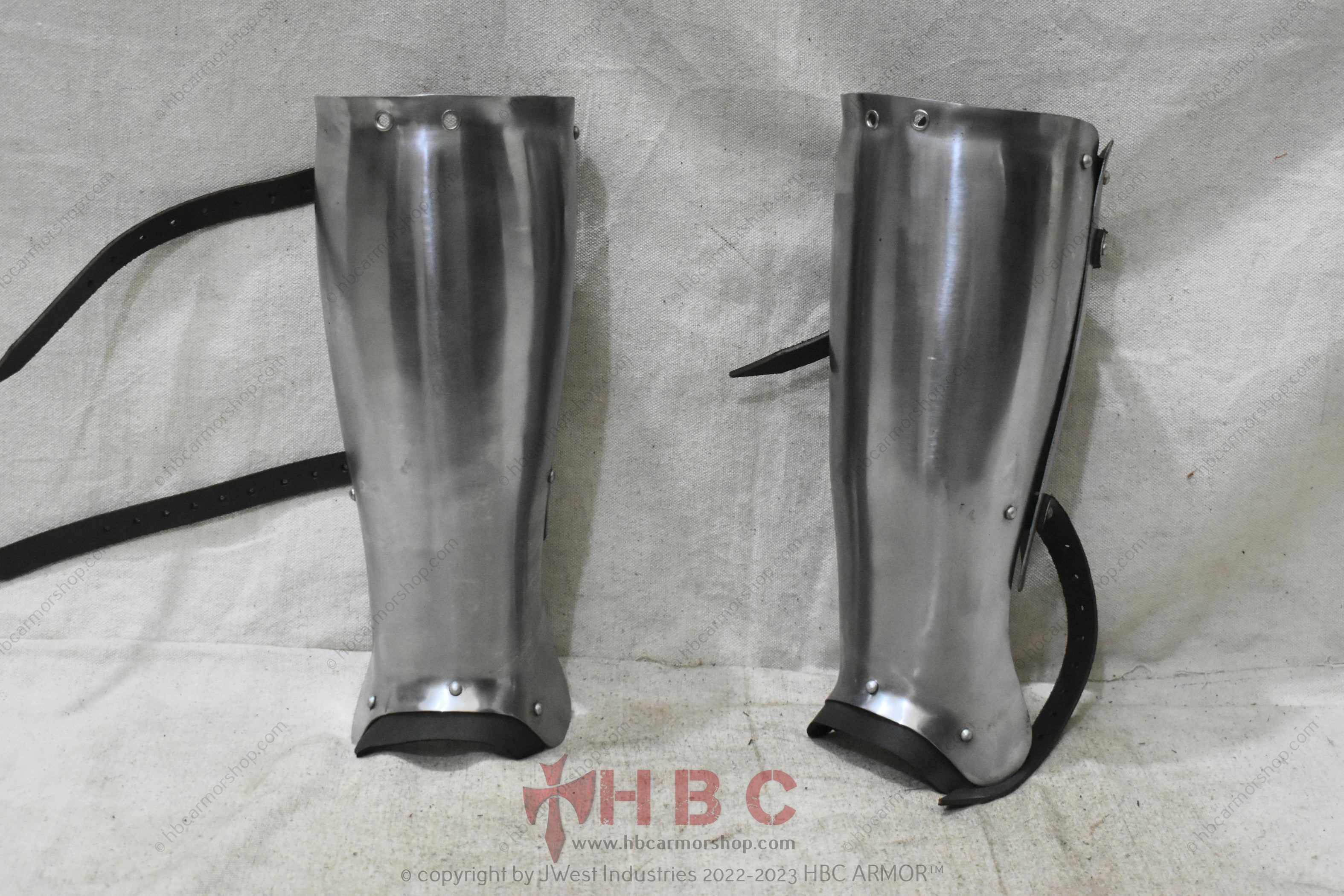 Segmented Greave Floating Leg armour/SCA Leg armour floating leg armor ...