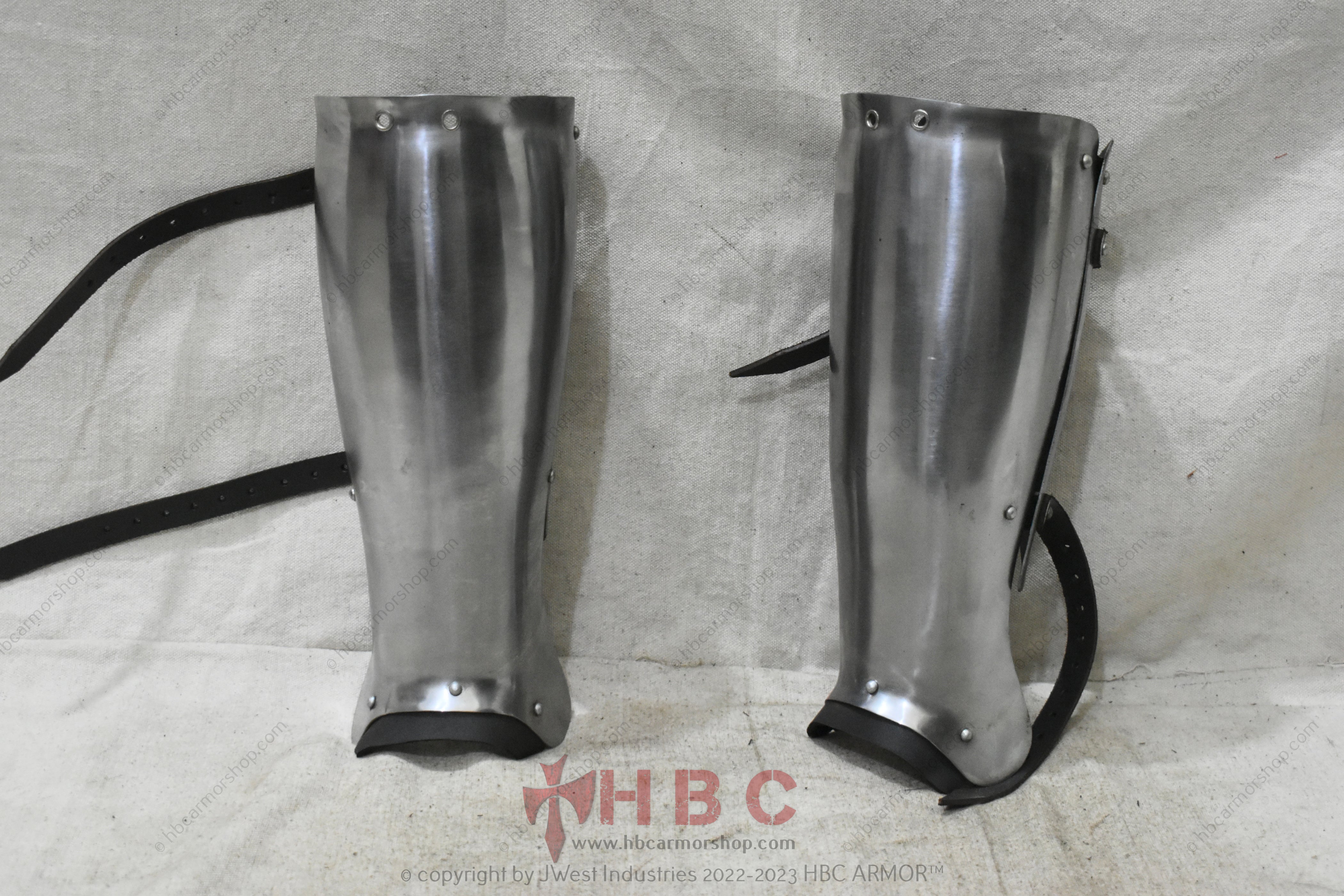 Segmented Greave Floating Leg armour/SCA Leg armour floating leg armor ...