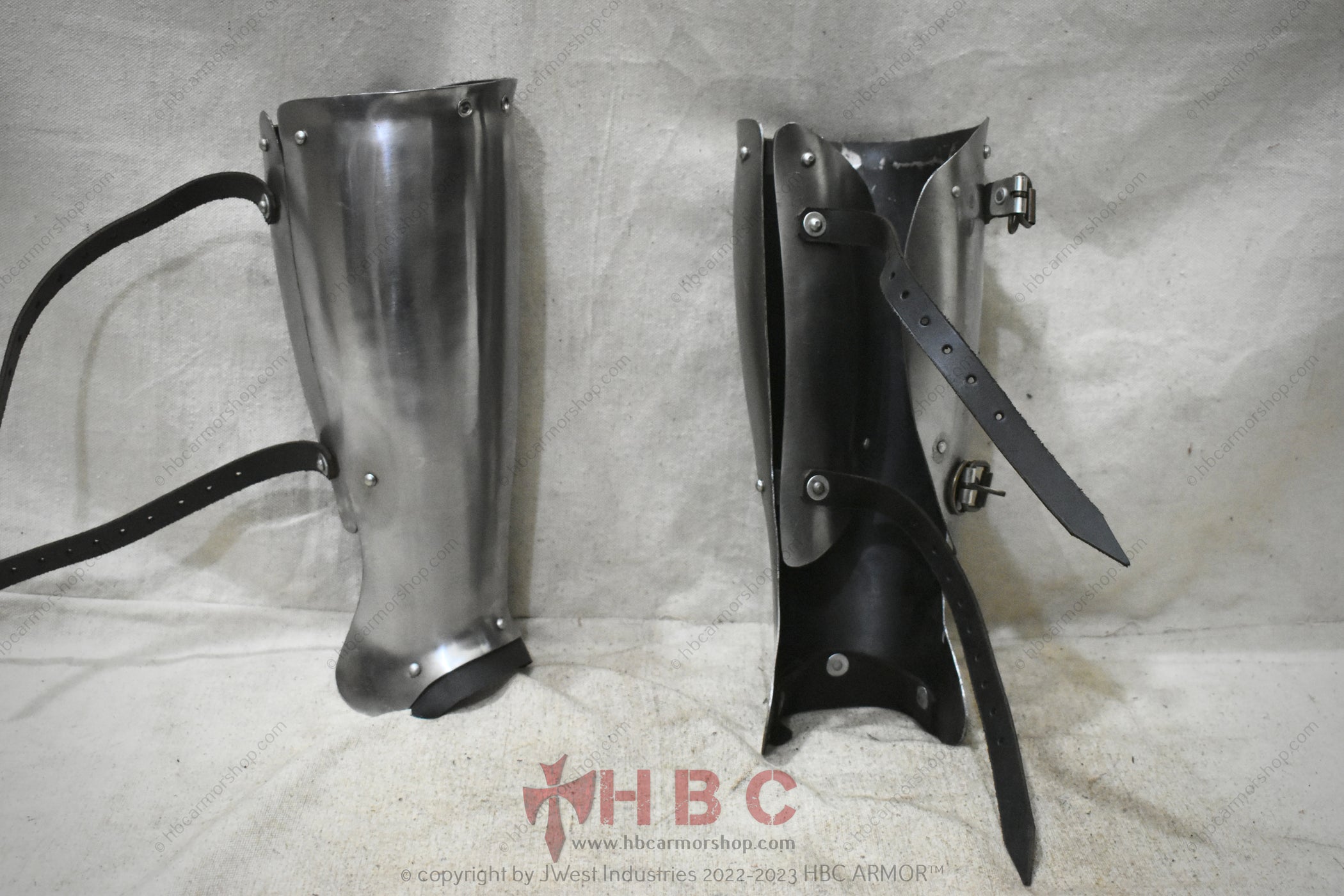 Segmented Greave Floating Leg armour/SCA Leg armour floating leg armor ...