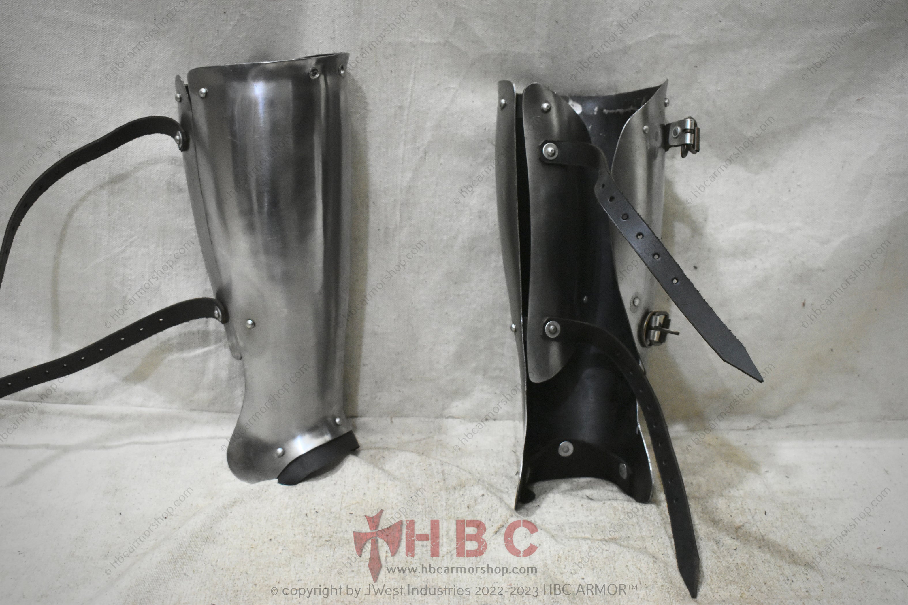 Segmented Greave Floating Leg armour/SCA Leg armour floating leg armor ...