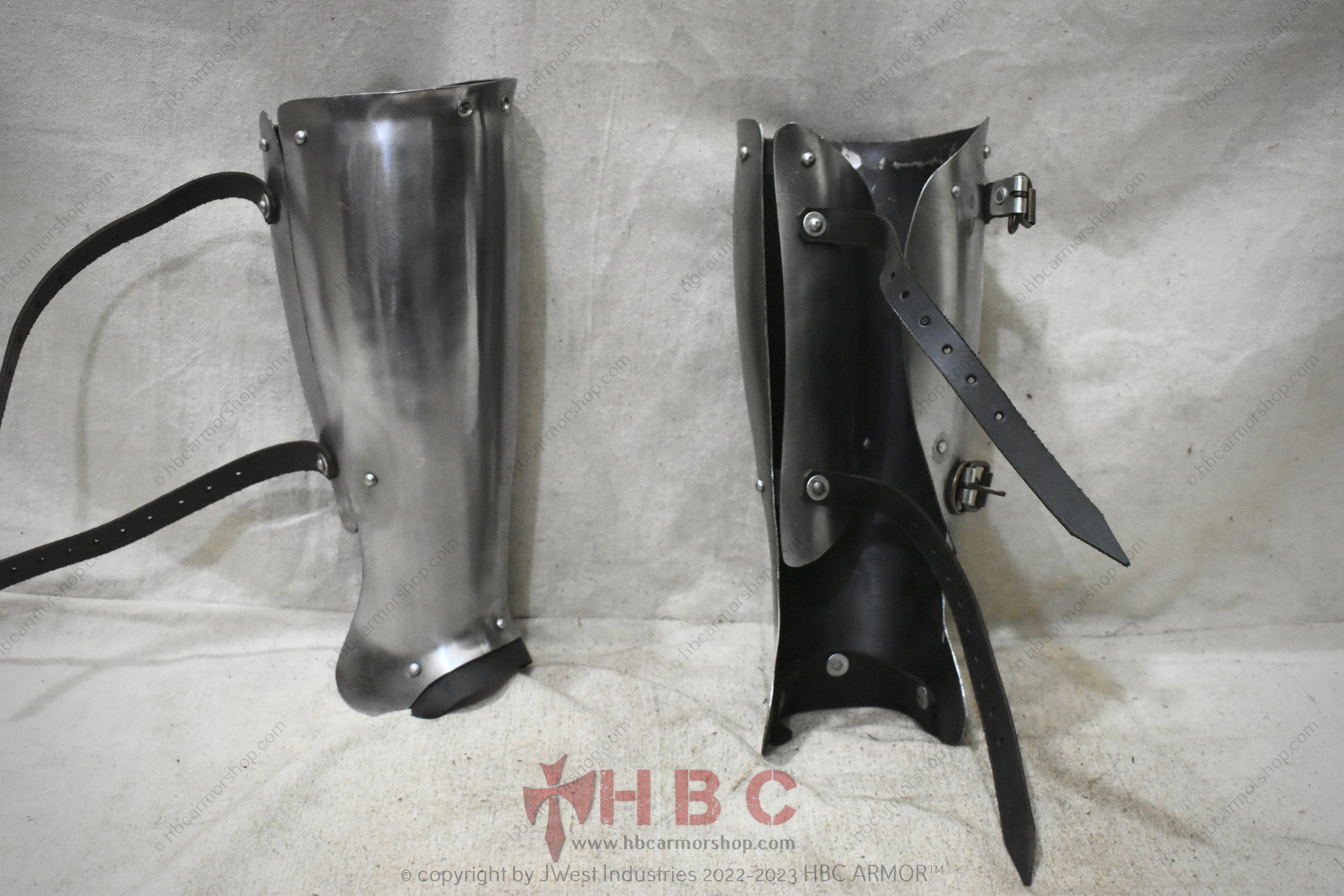 Segmented Greave Floating Leg armour/SCA Leg armour floating leg armor ...