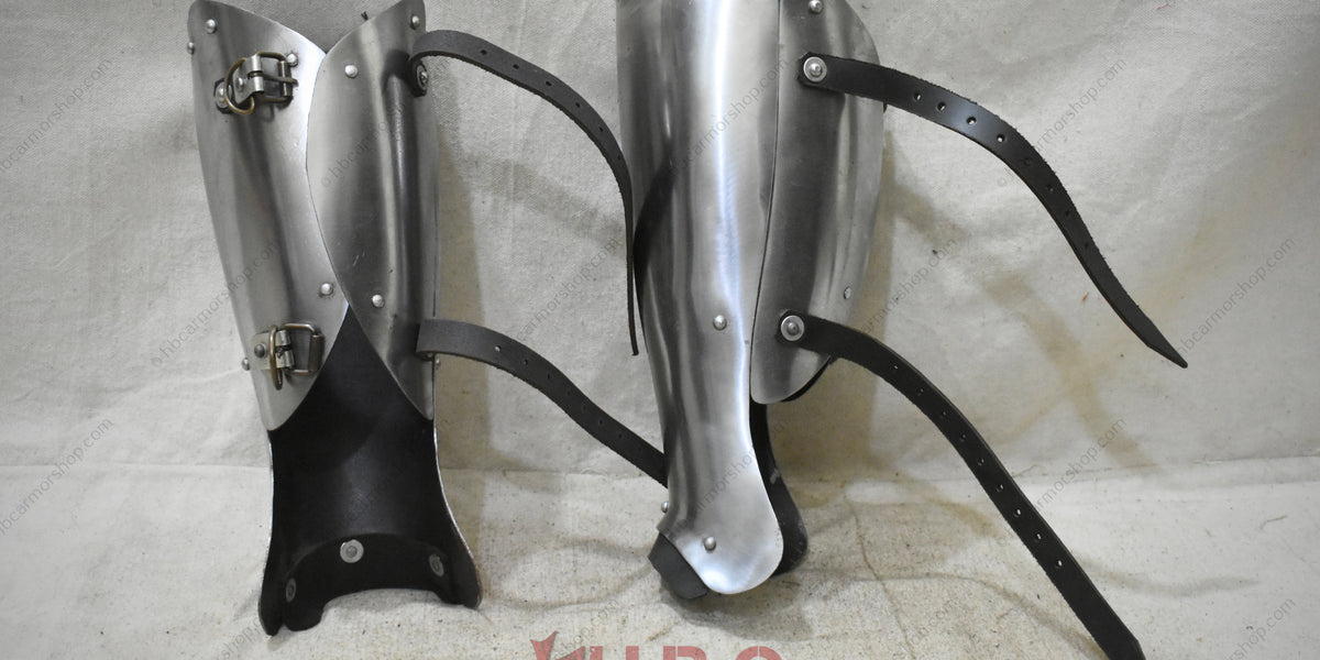 Segmented Greave Floating Leg armour/SCA Leg armour floating leg armor ...