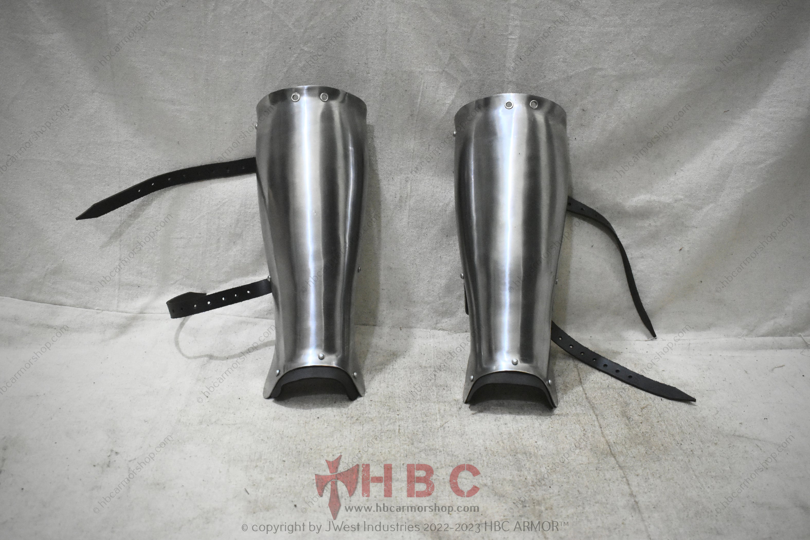 Segmented Greave Floating Leg armour/SCA Leg armour floating leg armor ...