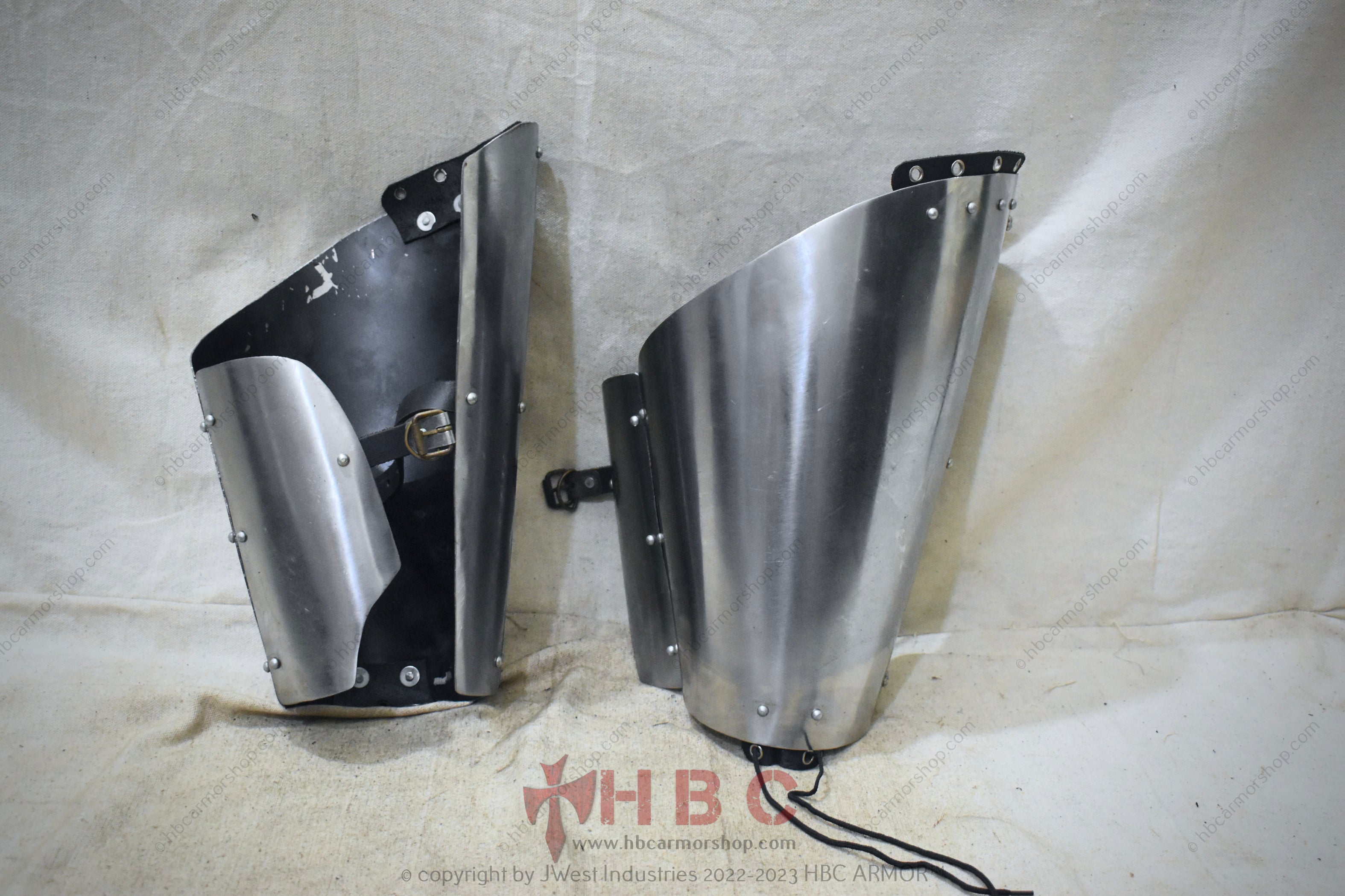 Floating Thigh Leg Armour With knee Armour option /Medieval Combat Buh ...