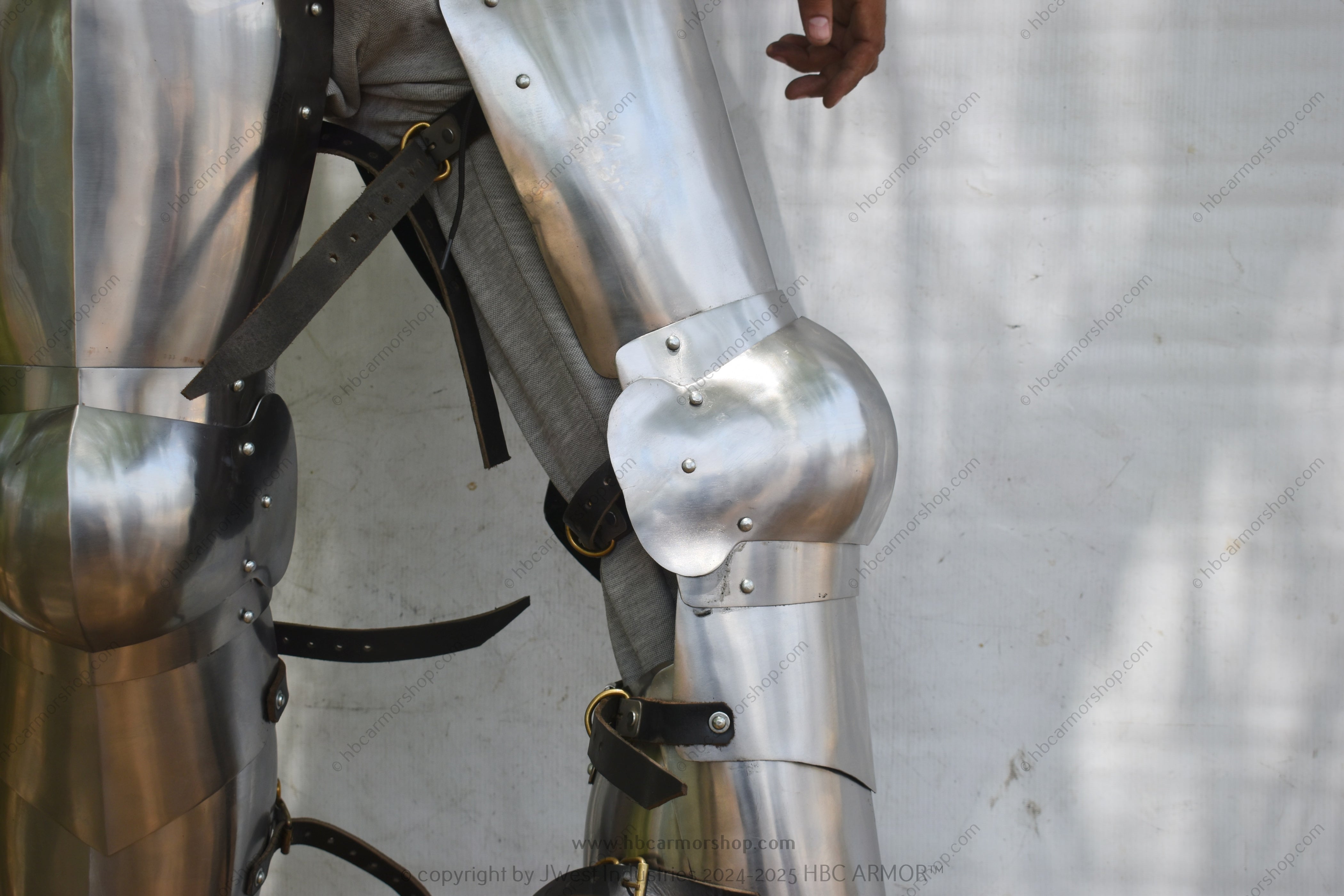 Medieval Italian Leg Armour Set – Case Greave & Cuisses Thigh Protecti ...