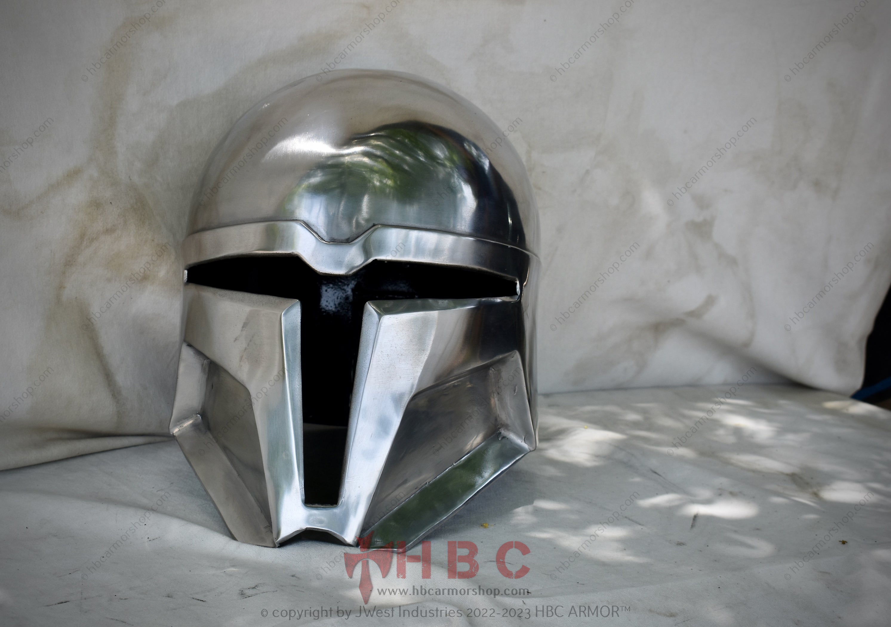 HBC Armor™ Hand-Forged Metal Heavy Infantry Helmet|Mandalorian Metal H ...