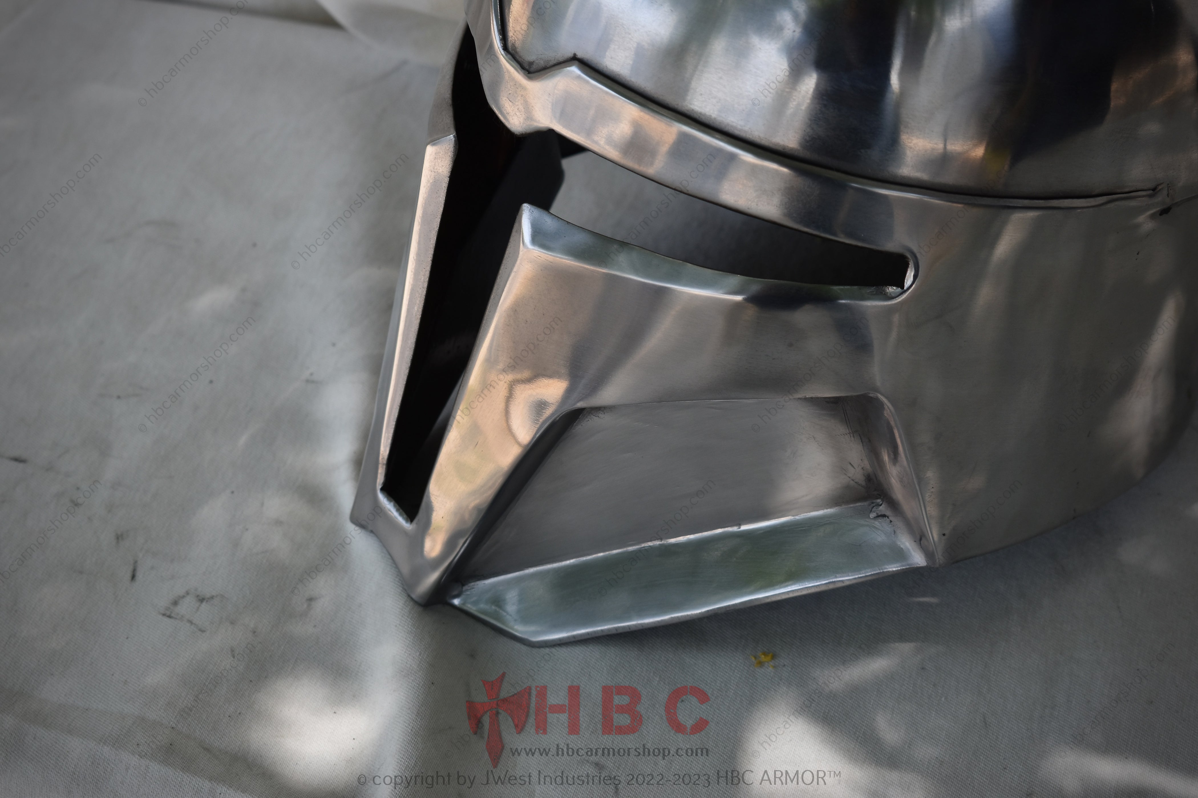 HBC Armor™ Hand-Forged Metal Heavy Infantry Helmet|Mandalorian Metal H ...