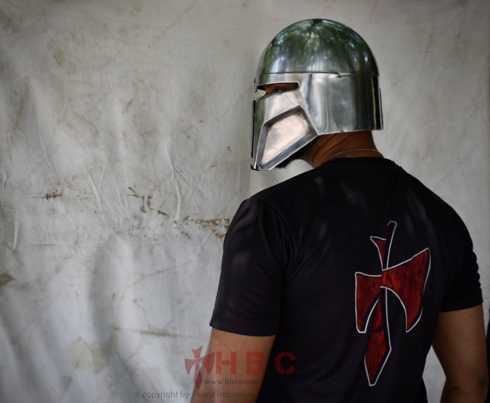HBC Armor™ Hand-Forged Metal Heavy Infantry Helmet|Mandalorian Metal H ...