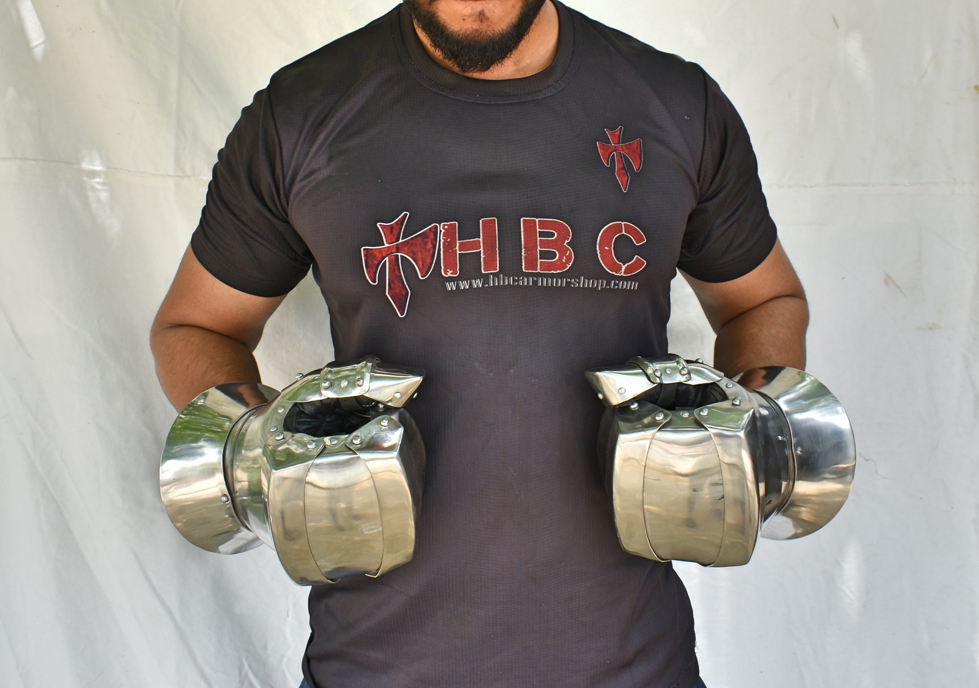 HBC Armor™Goliath Mittens Buhurt Optimized Hand Armor for Medieval Com ...