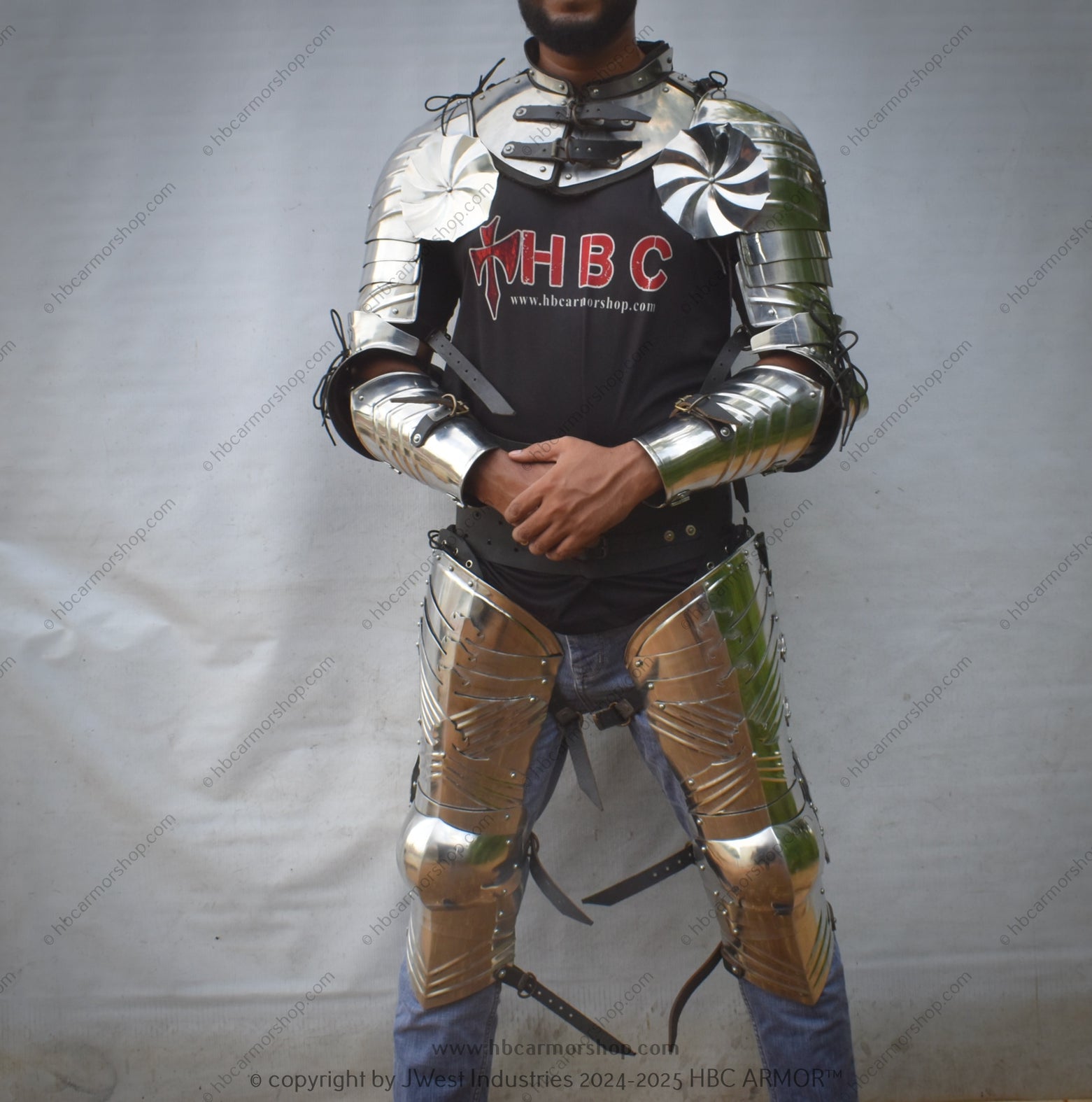 Handforged Gothic Armour Set of Arms and Legs COMBO - by HBC Armor ...