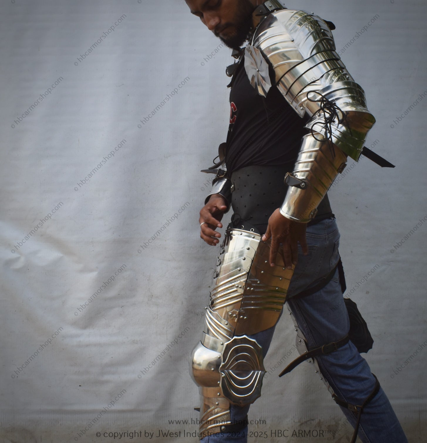 Handforged Gothic Armour Set of Arms and Legs COMBO - by HBC Armor ...