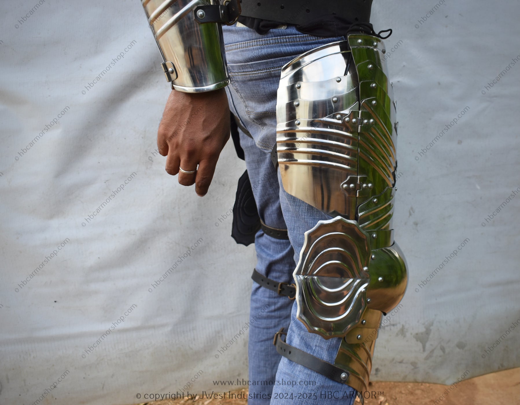 Handforged Gothic Armour Set of Arms and Legs COMBO - by HBC Armor ...