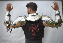 HandForged Gothic Knight Medieval plate Arms Armor/Gotischer Plattenpa ...