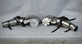 HandForged Gothic Knight Medieval plate Arms Armor/Gotischer Plattenpa ...
