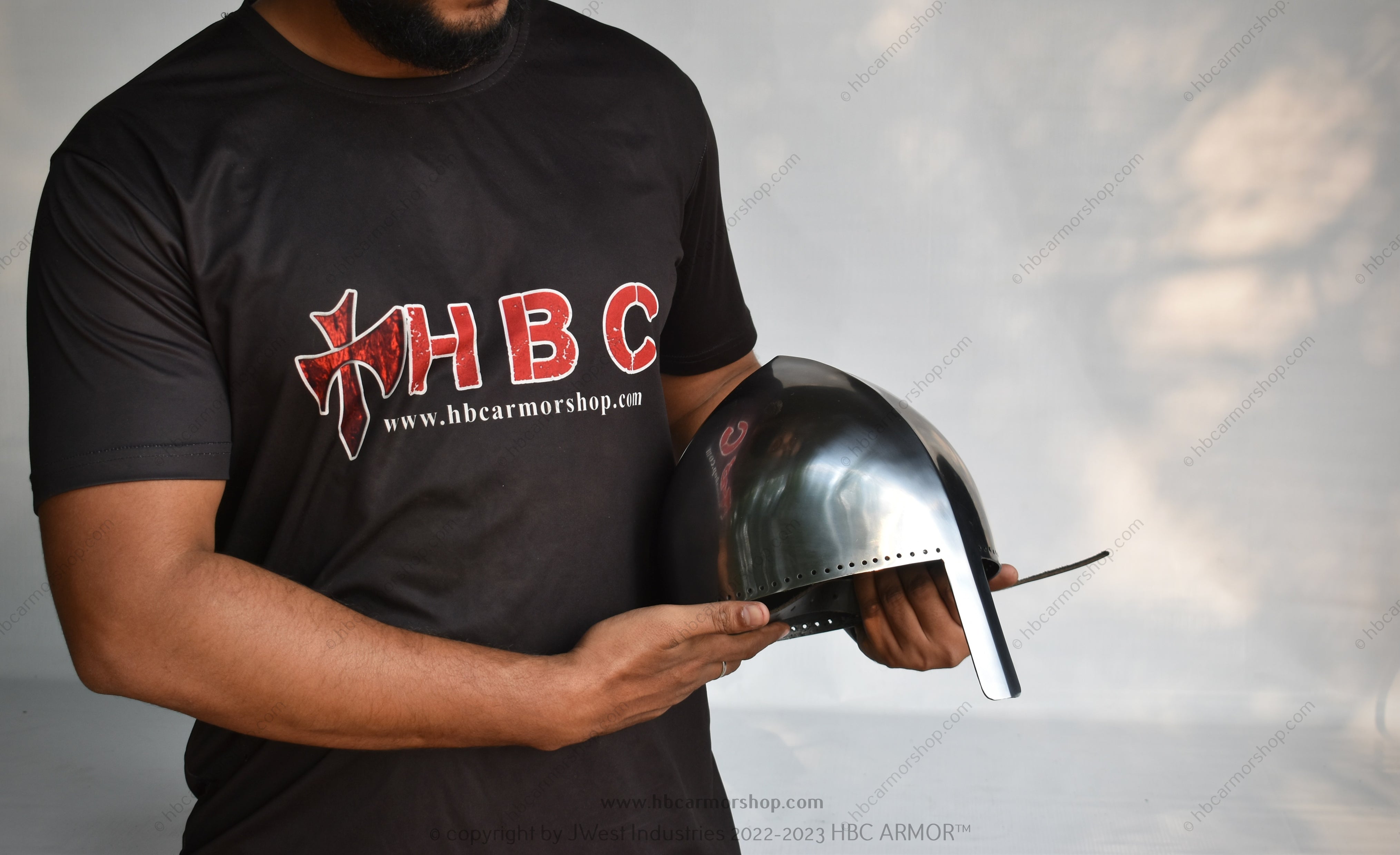 Norman Nasal Helmet LARP/Reenactment — HBC Armor Shop