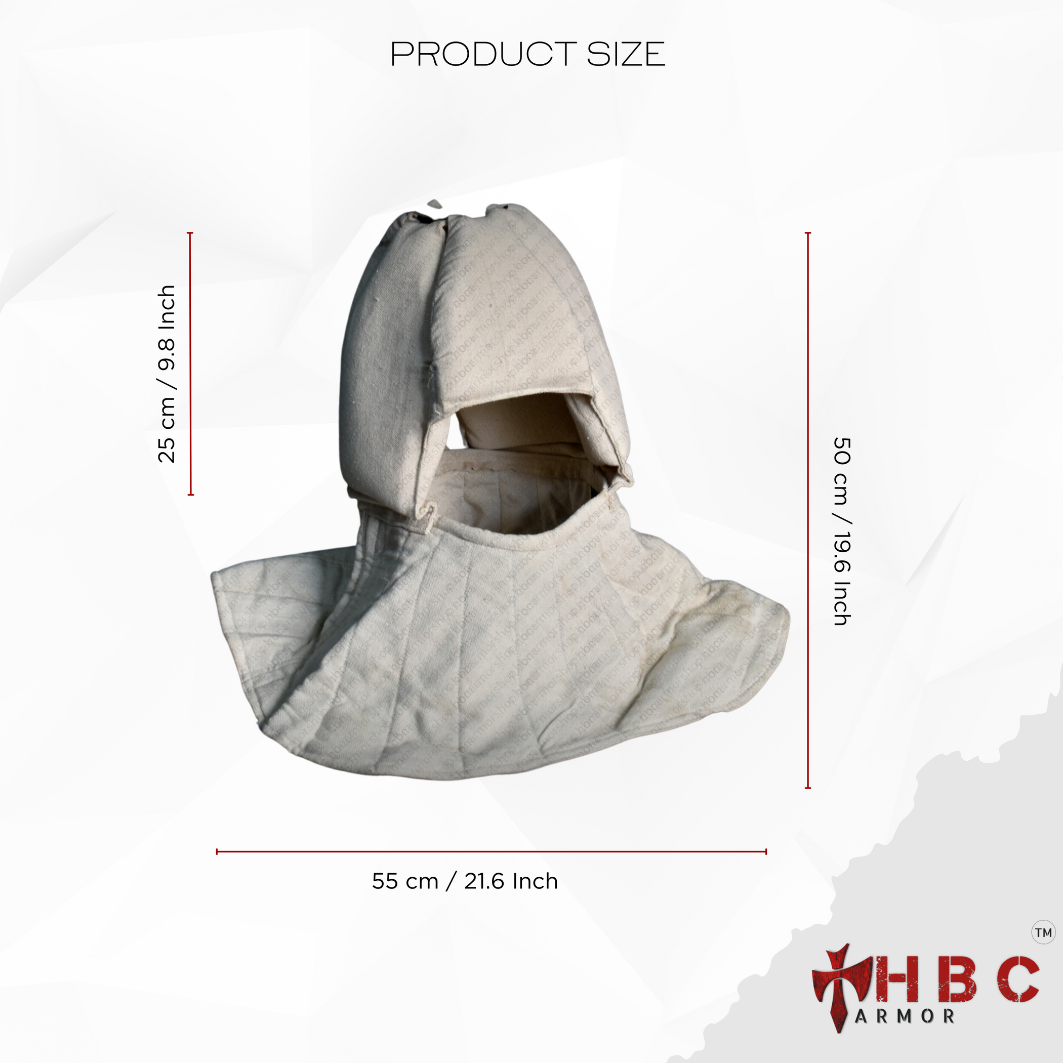 Padded Liner Buhurt Sport Helmet padding Pelerine — HBC Armor Shop